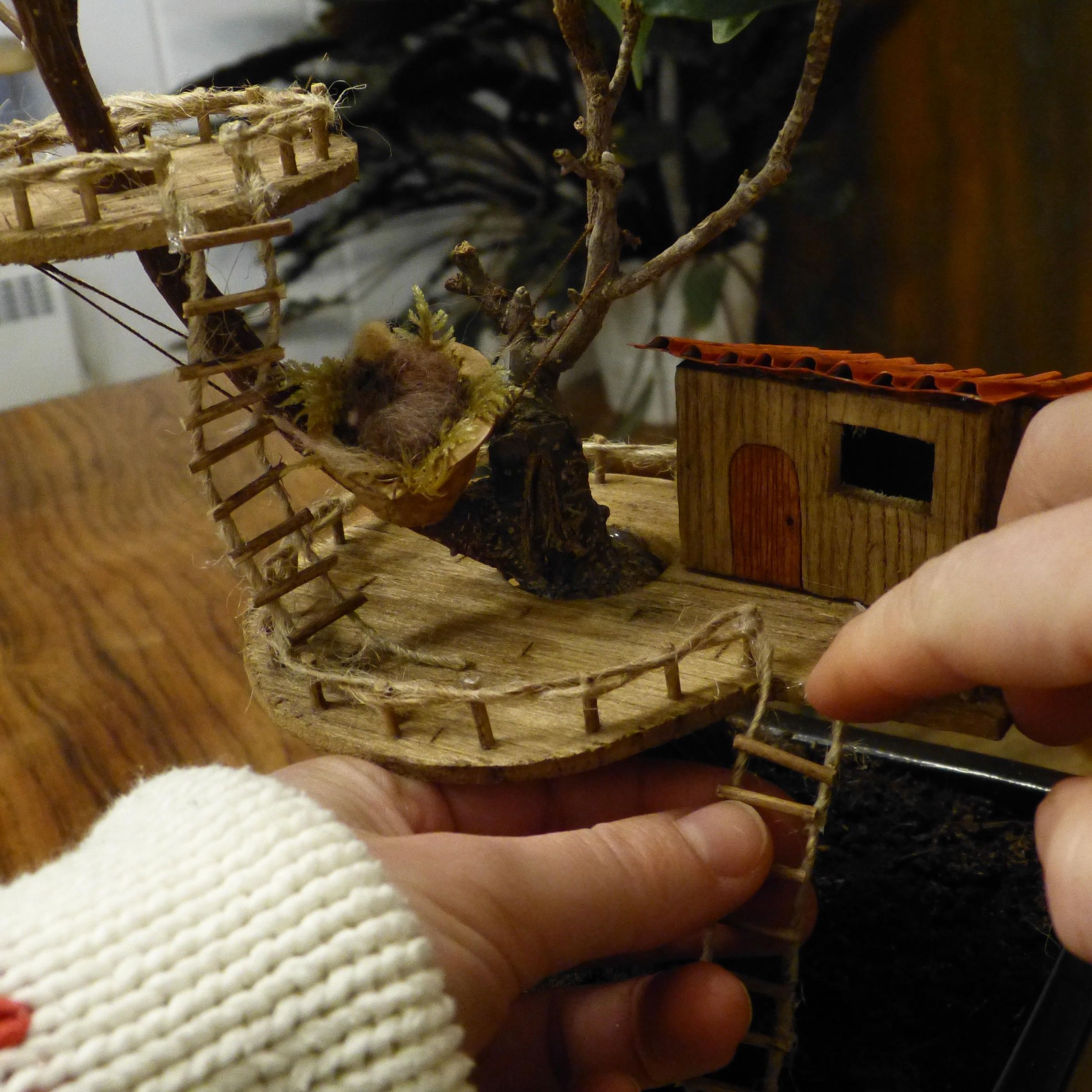 Houseplant Treehouse & Tiny Mouse : 15 Steps (with Pictures ...