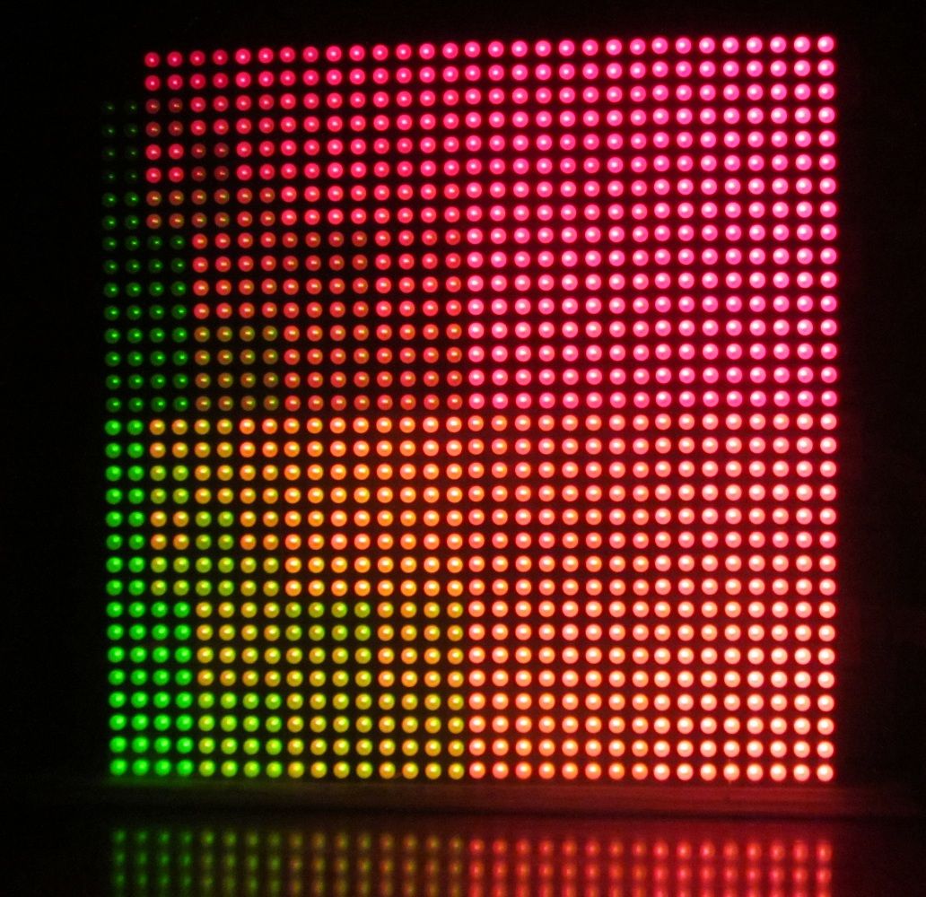 BI-COLORS MATRIX 32x32 SHOWING 256 COLORS WITH GIF PICTURES : 19 Steps ...