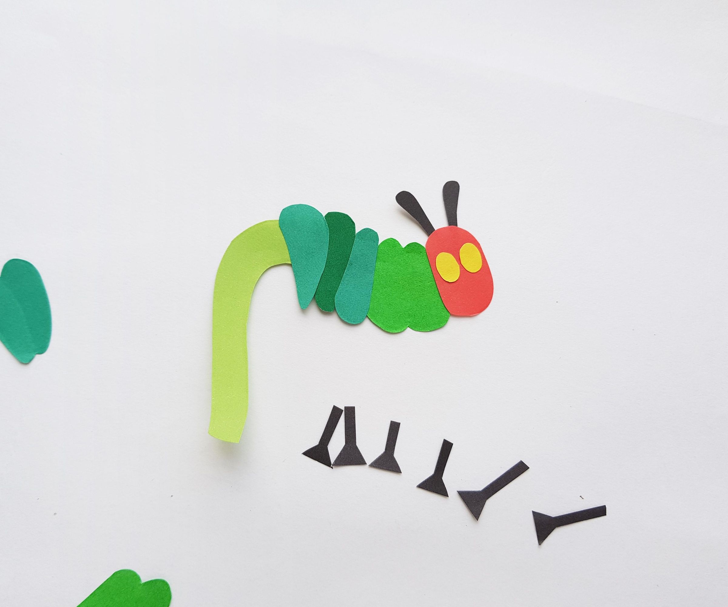 The Very Hungry Caterpillar Craft: FREE Template : 7 Steps (with ...