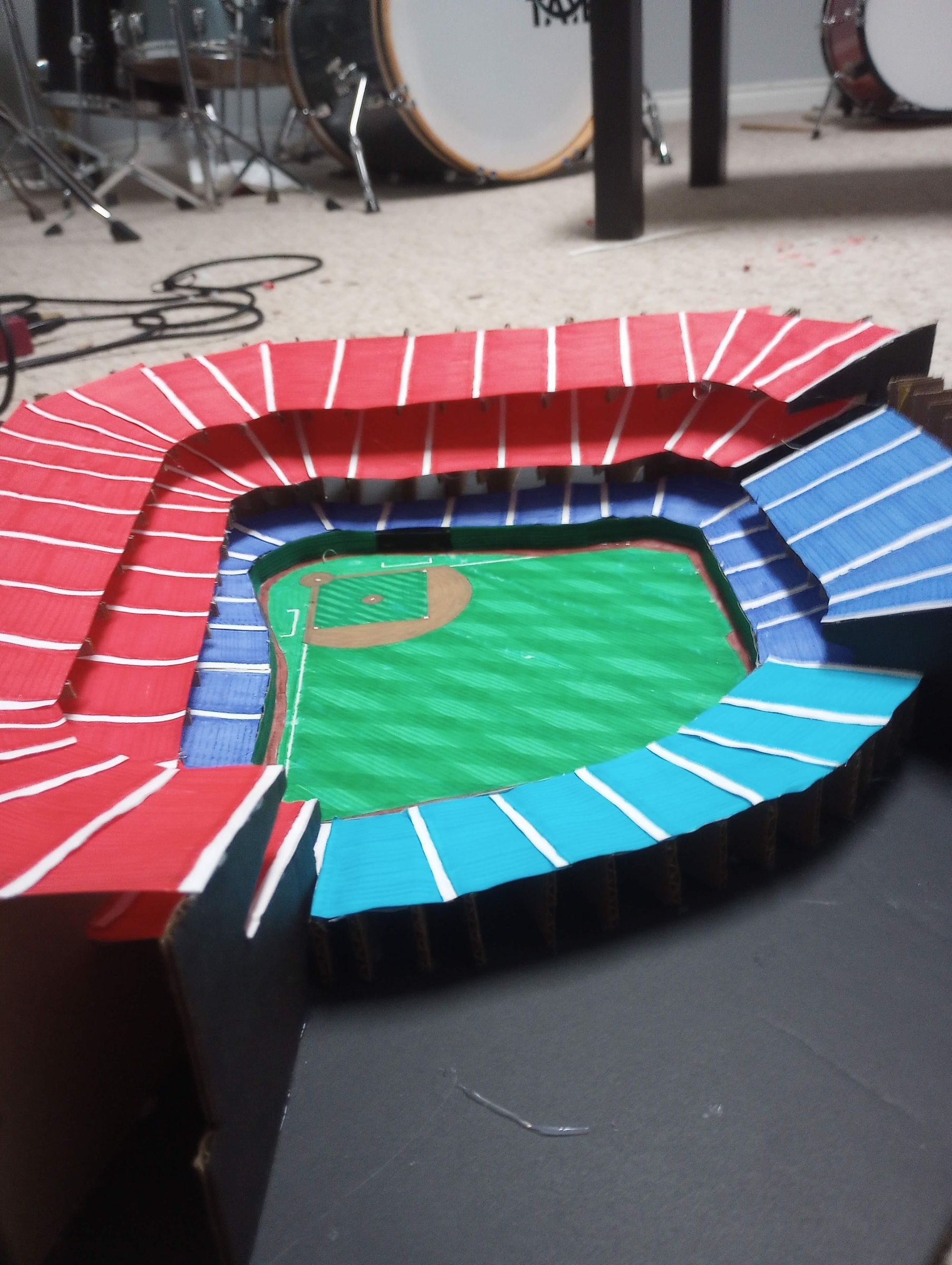 Cardboard MLB Stadium : 39 Steps (with Pictures) - Instructables