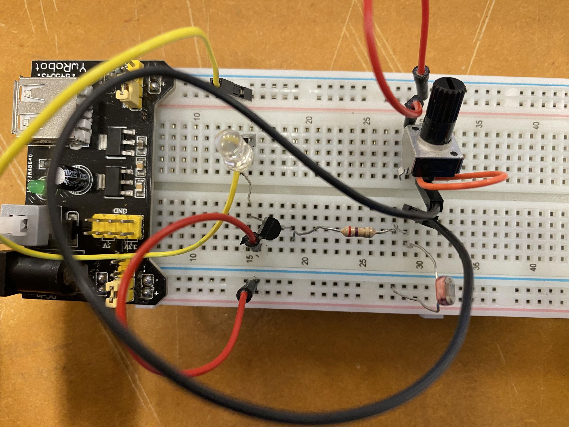 Light Up in the Dark Circuit (LDR) : 3 Steps - Instructables