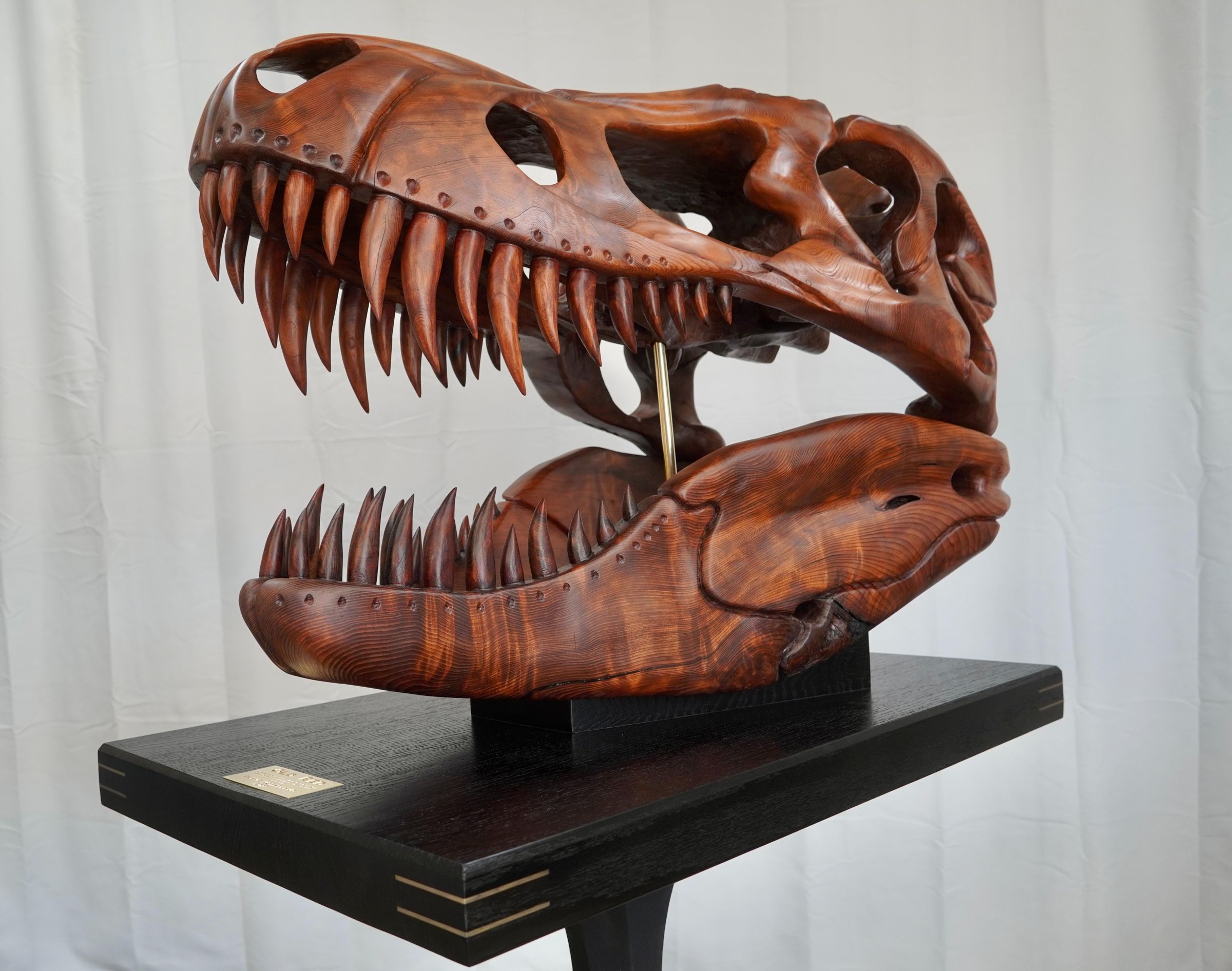 T-Rex Skull Carved From Ancient Wood : 9 Steps (with Pictures ...