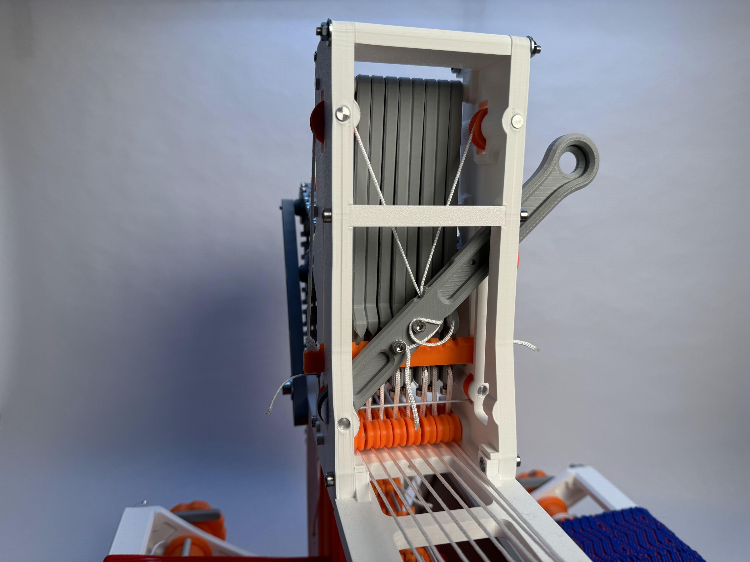 3D Printed Table Loom With 8 Shafts : 14 Steps (with Pictures ...