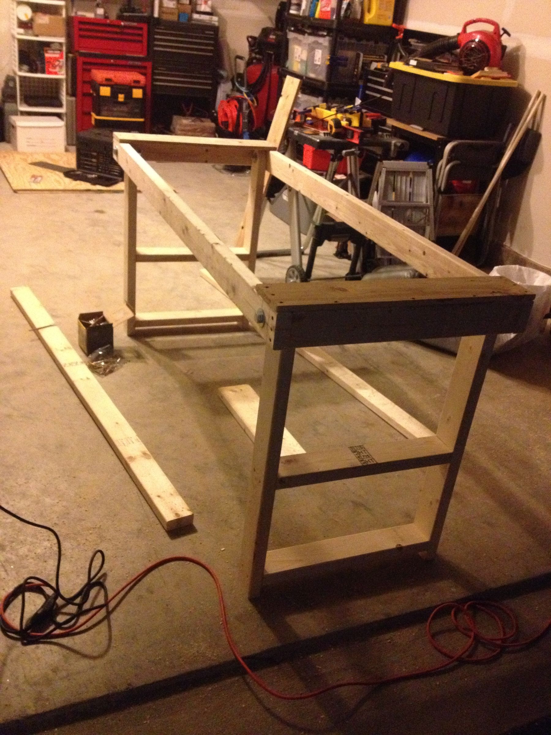 Easy, Cheap Folding Workbench! : 5 Steps - Instructables