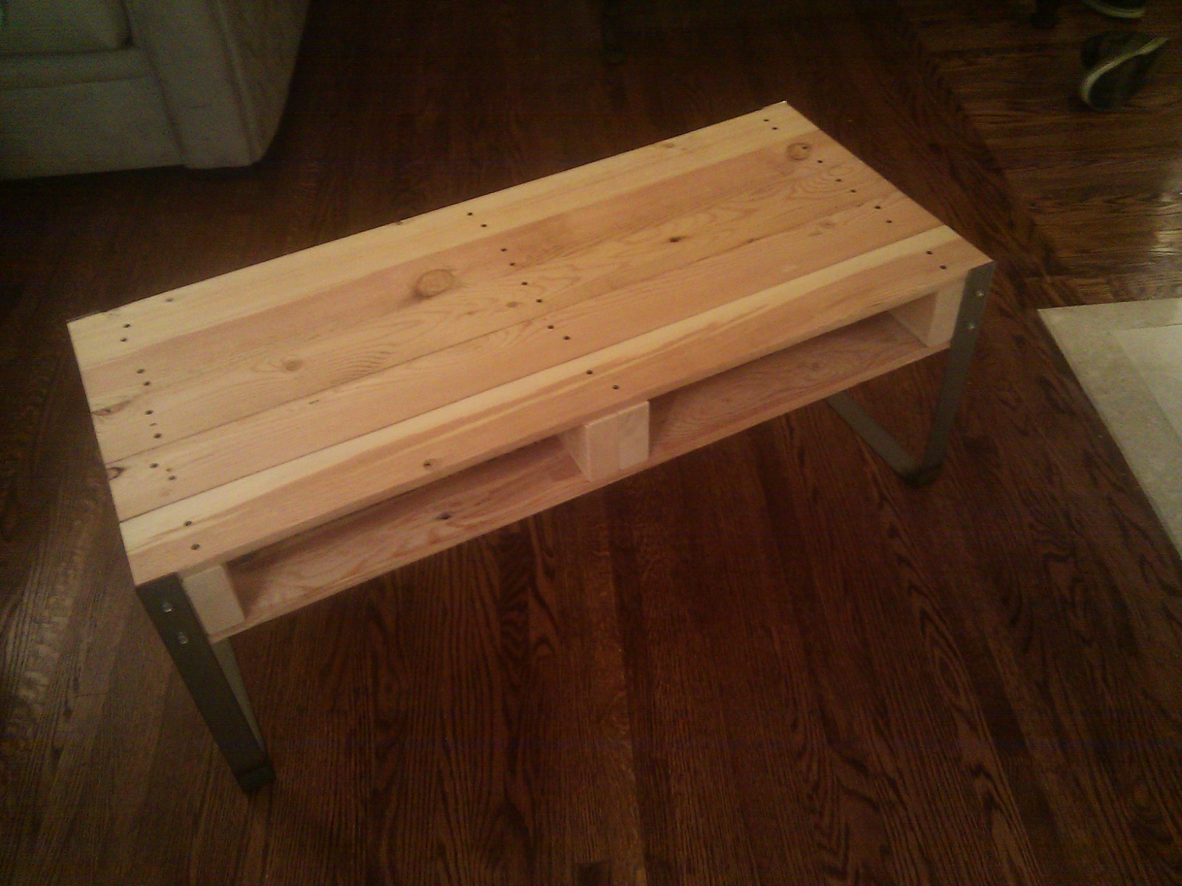 Modern Reclaimed Wood Coffee Table (Pallet/Skid Table) - Instructables