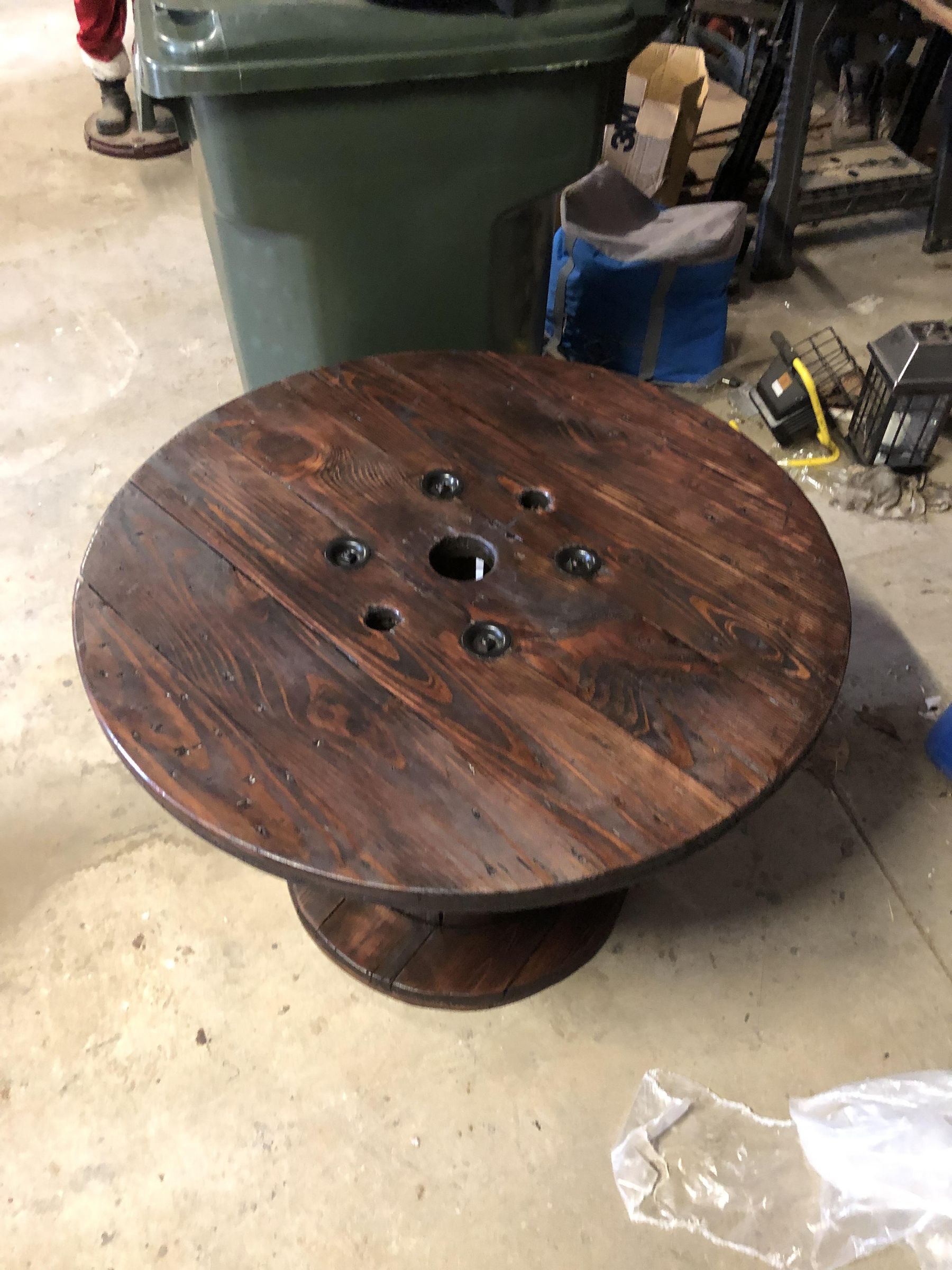 Wire Spool Coffee Table : 4 Steps (with Pictures) - Instructables