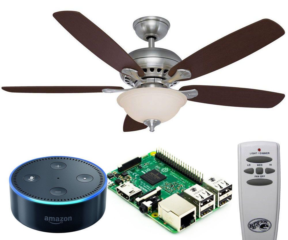 Control Ceiling Fan With an Echo Using a Raspberry Pi and Remote : 8 ...