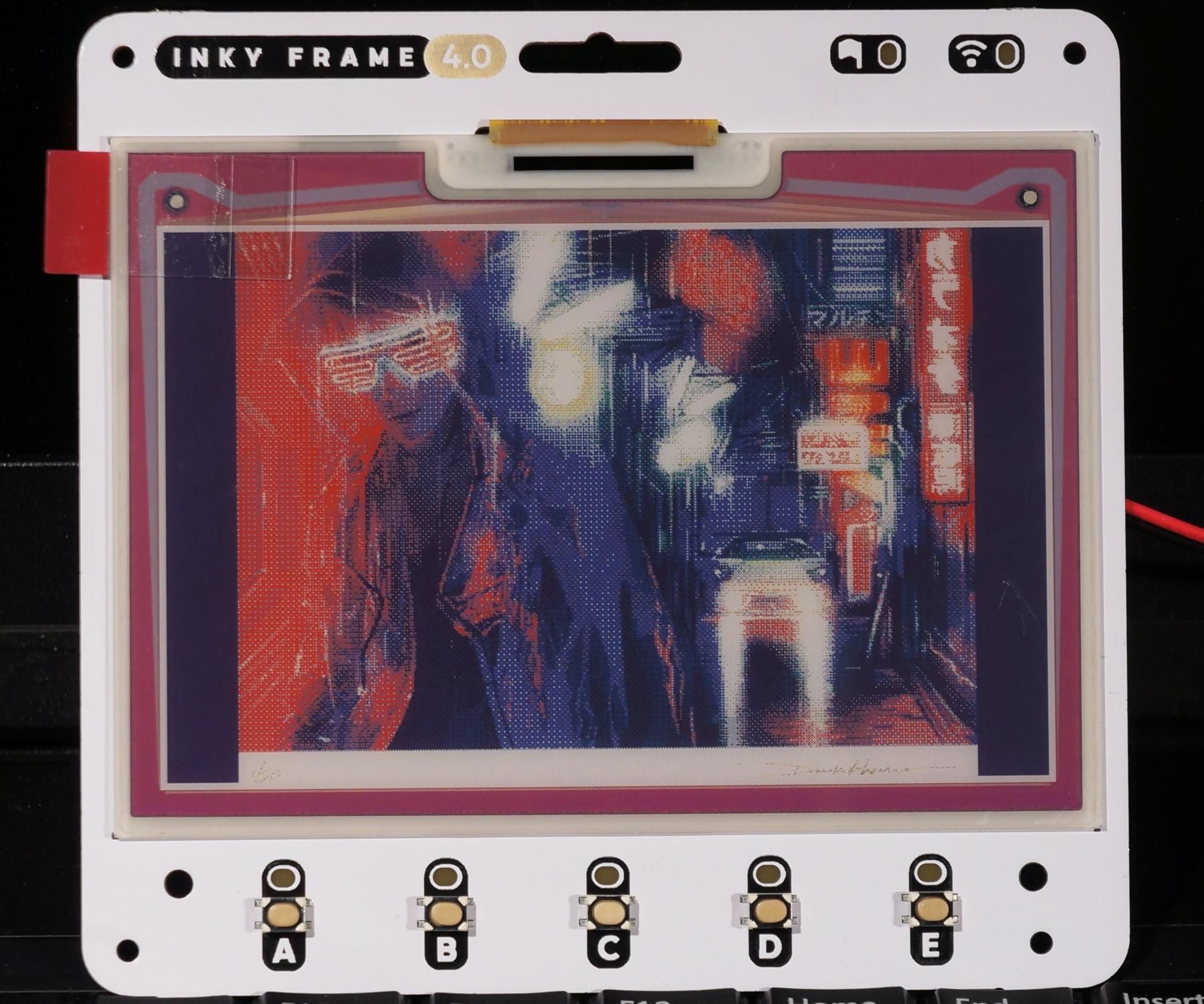 Pimoroni Inky Frame Comparison - 4 Inch Vs 5.7 Inch : 18 Steps (with ...