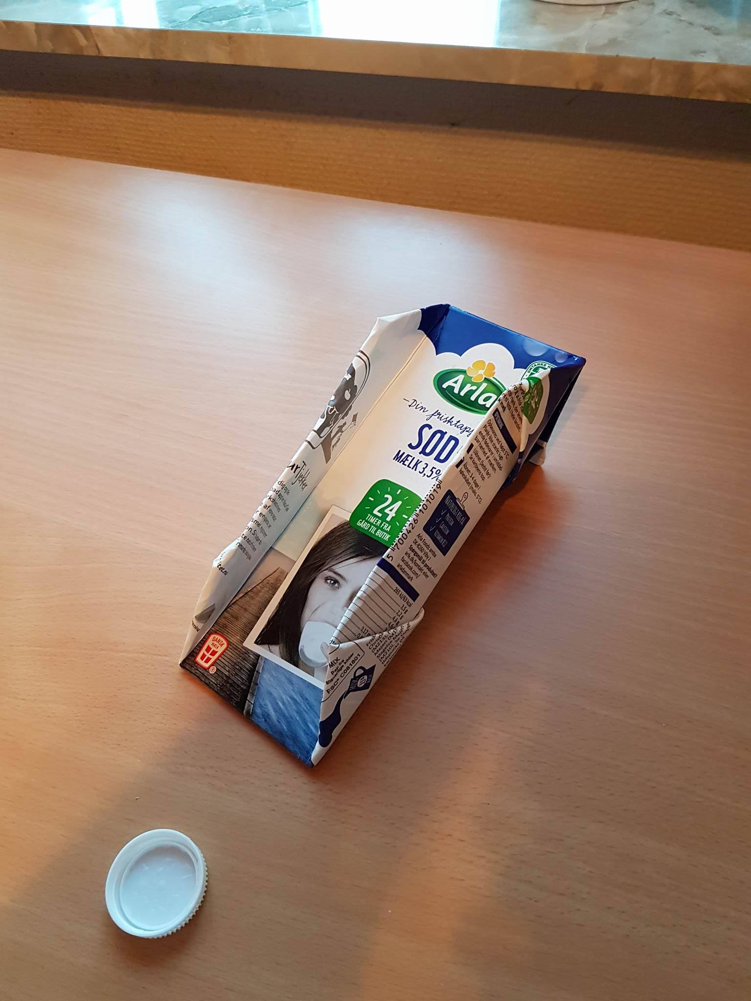 Folding a Cardboard Milk Container : 3 Steps (with Pictures ...