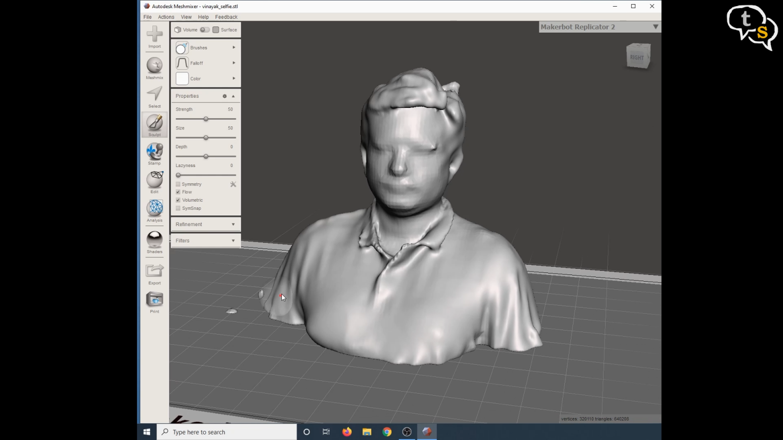 Make Your Own 3D Printed Bust | 3D Scan at Home : 18 Steps (with ...