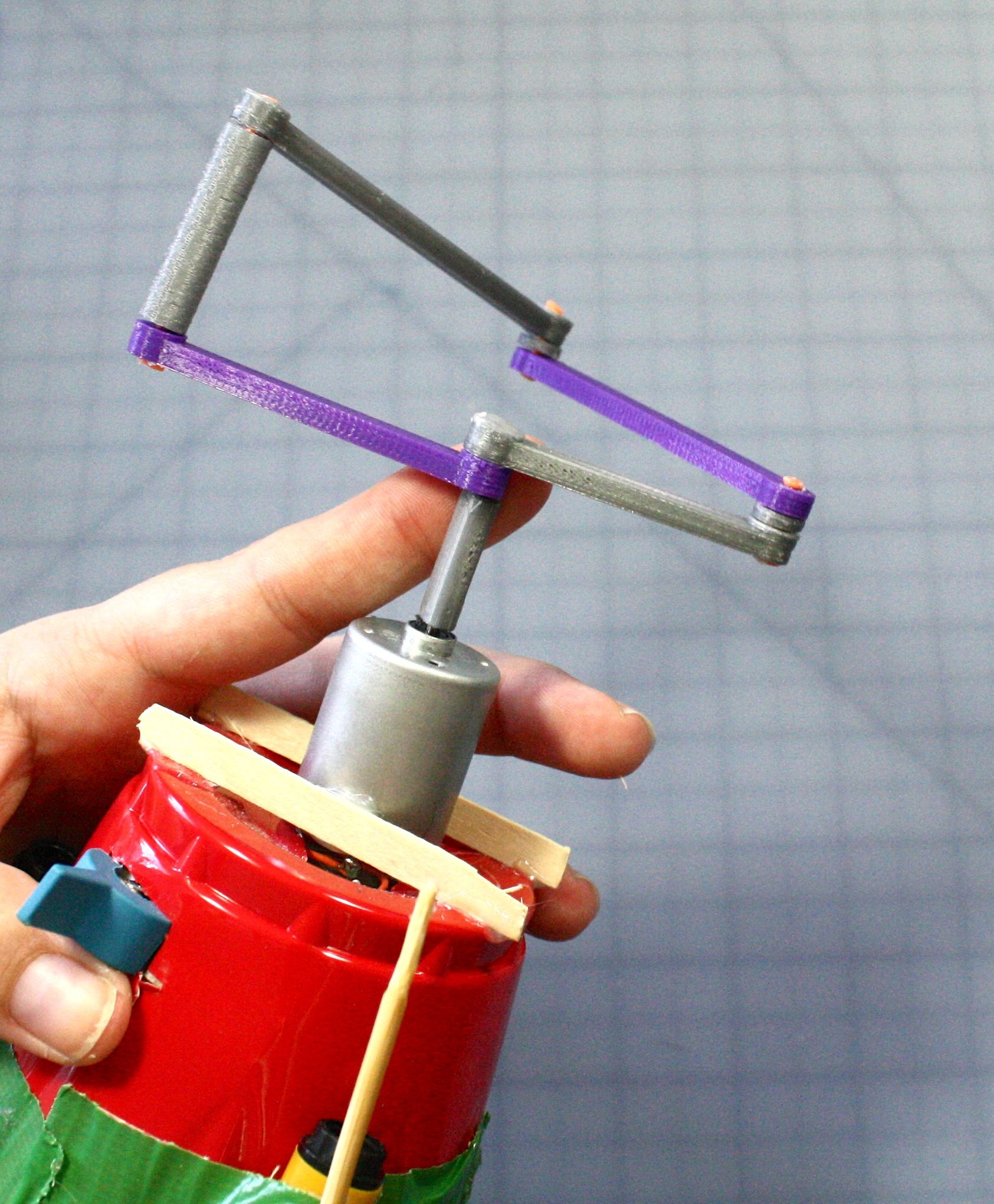 Mechanical Art Bots: Four-Bar Linkage Mechanism : 8 Steps (with ...