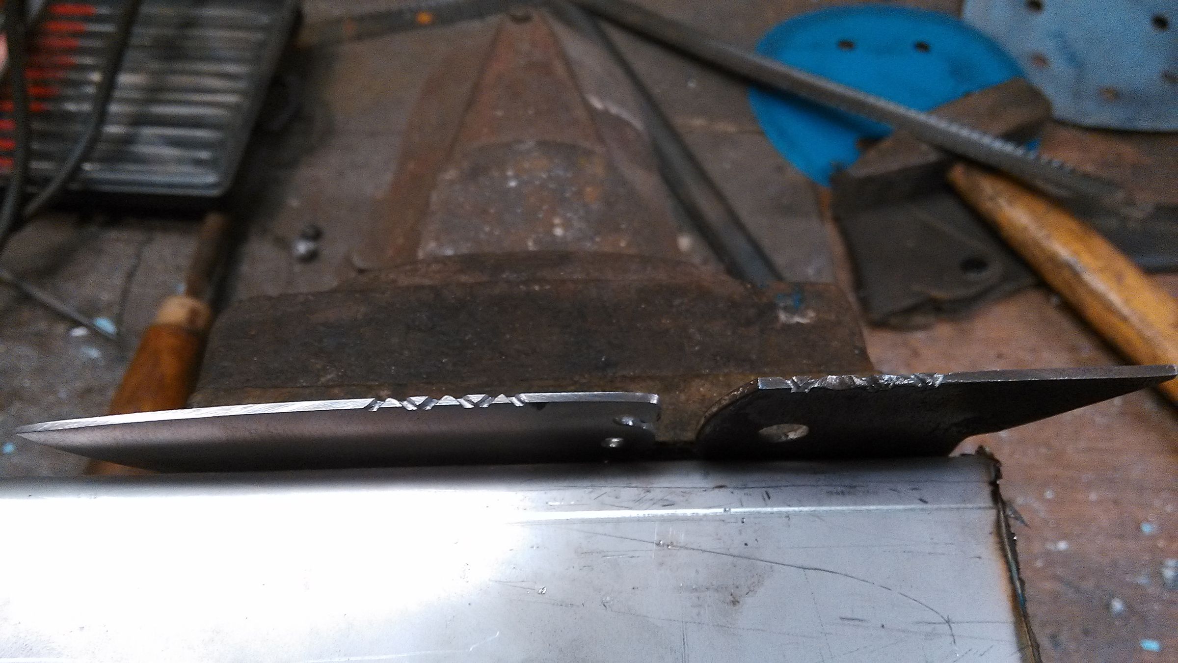 DIY Folding Knife With Button Lock : 11 Steps (with Pictures ...