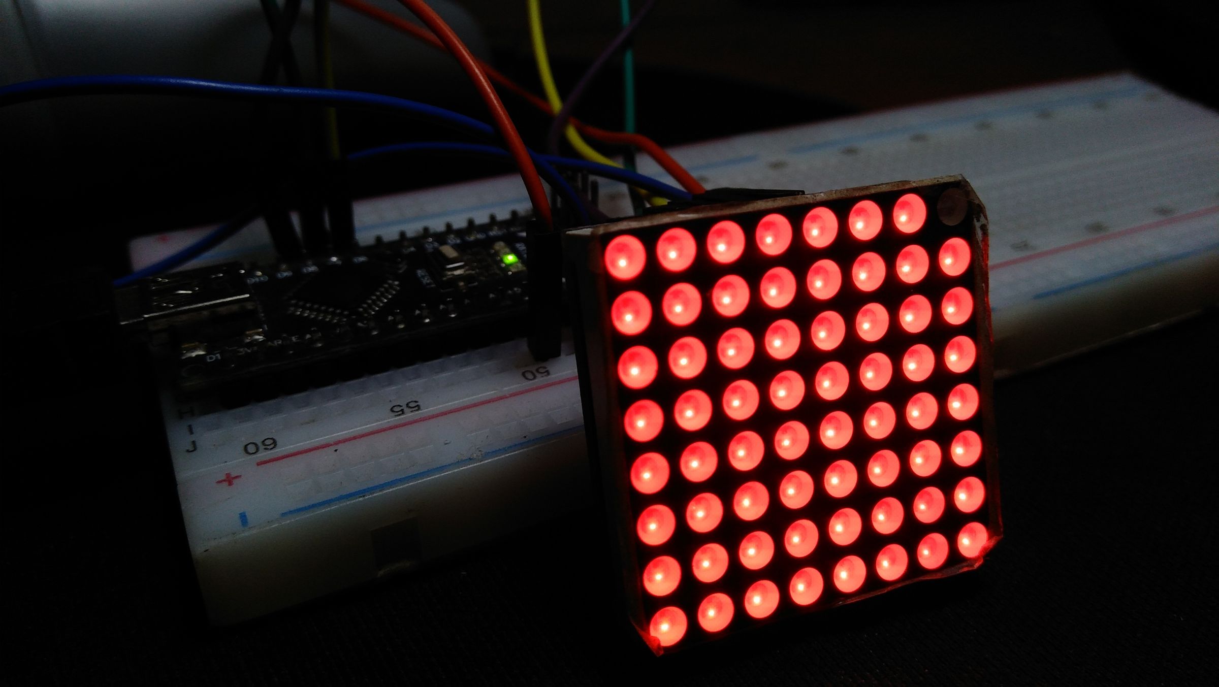 Controlling a Led Matrix Using Arduino : 5 Steps - Instructables