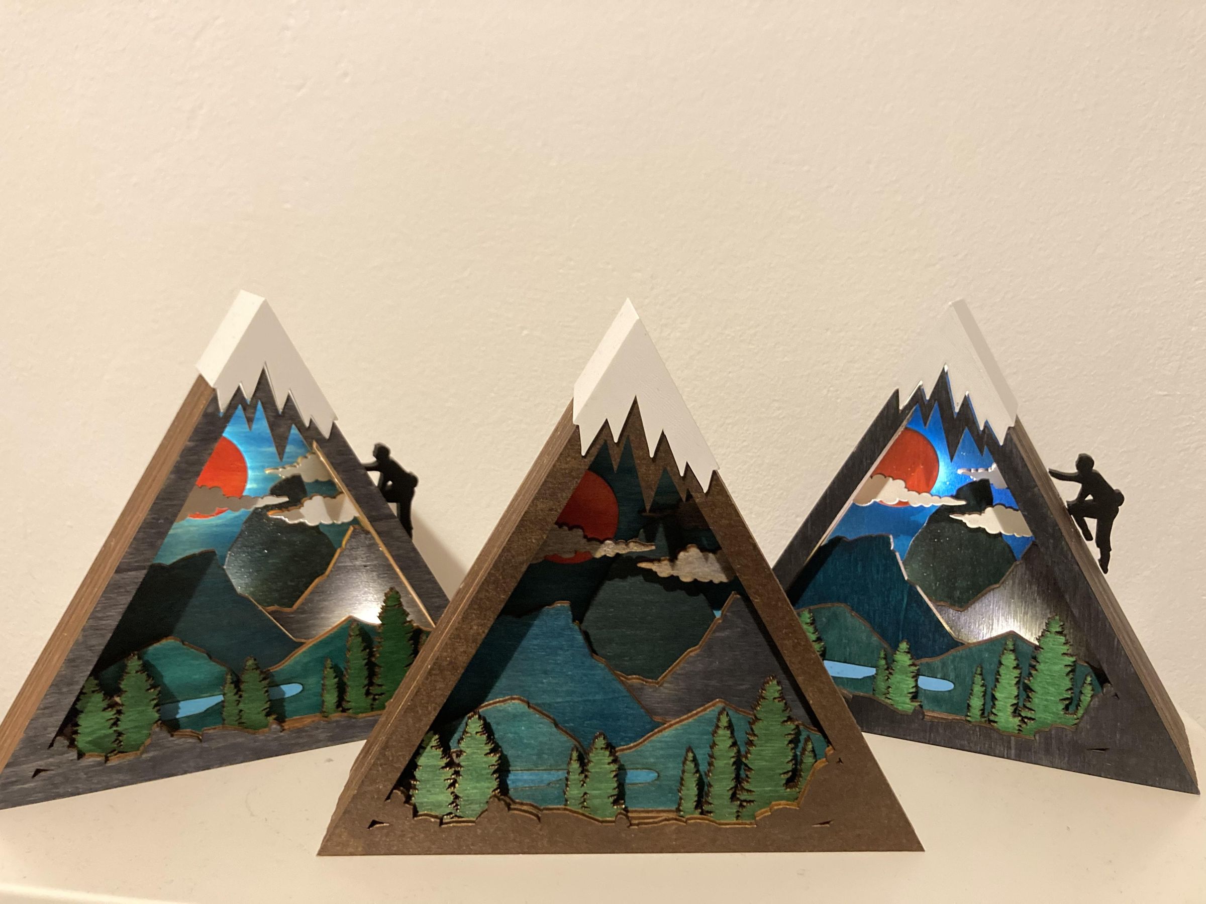 Mountain Diorama Lamp With 3D Printed Climber Switch : 9 Steps (with ...