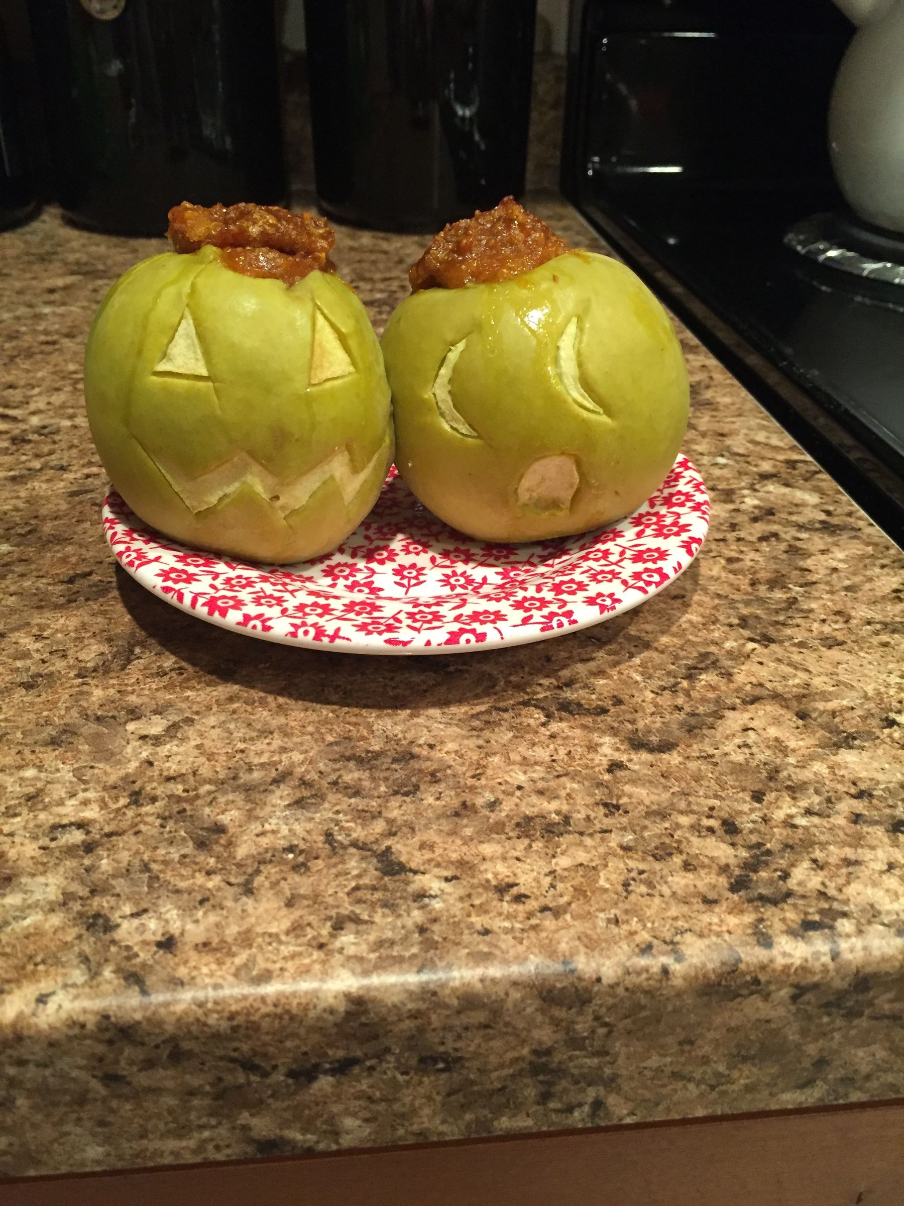 Pumpkin Pie Stuffed Apple Jack O Lanterns : 8 Steps (with Pictures ...