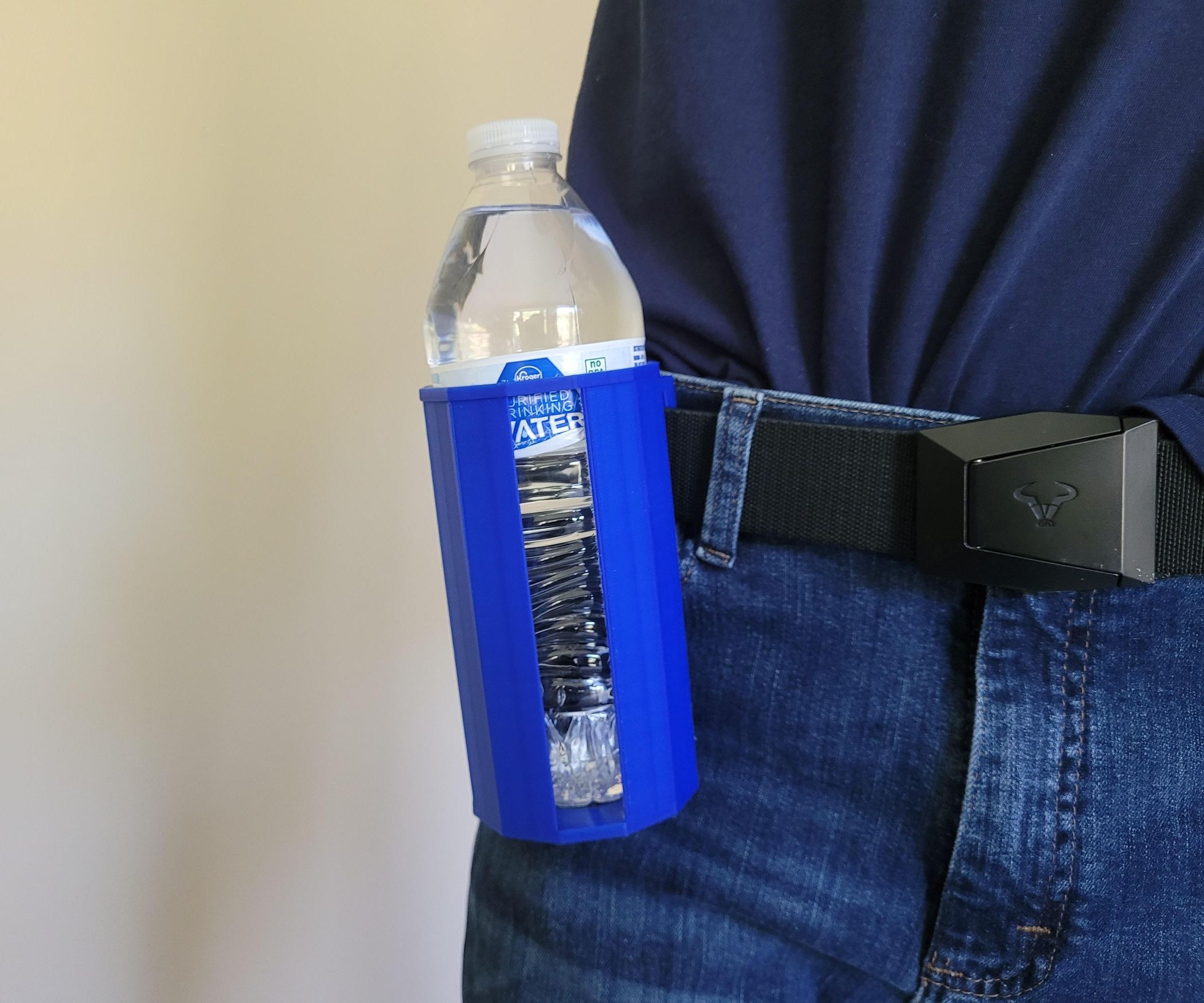 3D Printed Belt Mounted Water Bottle Holder Using Tinkercad : 7 Steps ...
