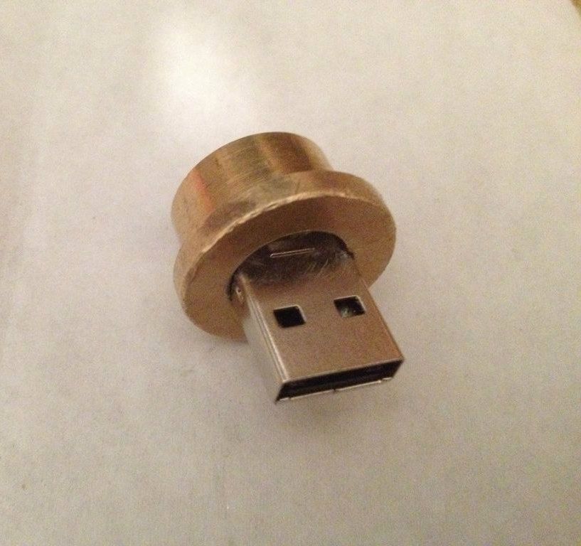 Steampunk Copper Usb Drive Steampunk USB Flash Drive With Glowing