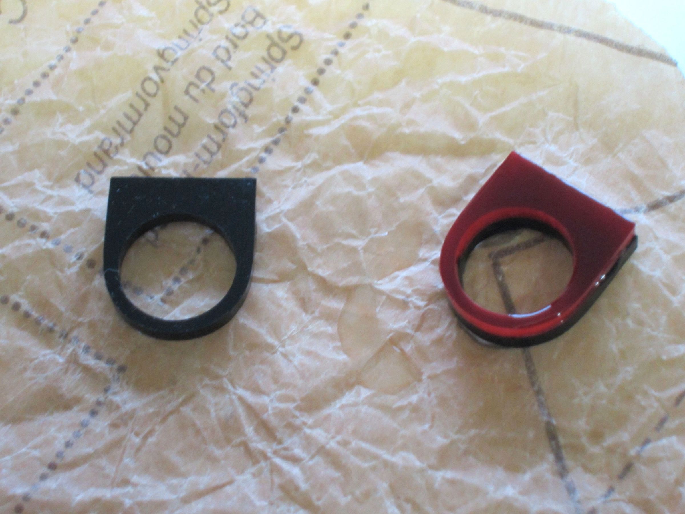 Laser Cut Jewelry: Layered Acrylic Rings : 4 Steps (with Pictures ...