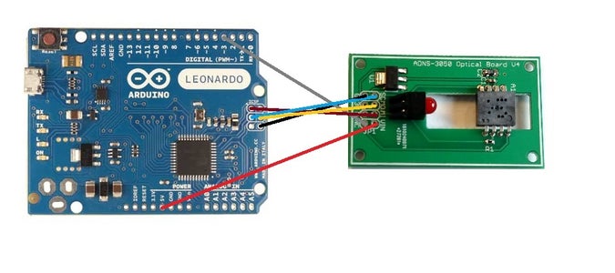 Interfacing An Arduino With A Mouse Sensor Adns 3050 3 Steps Instructables