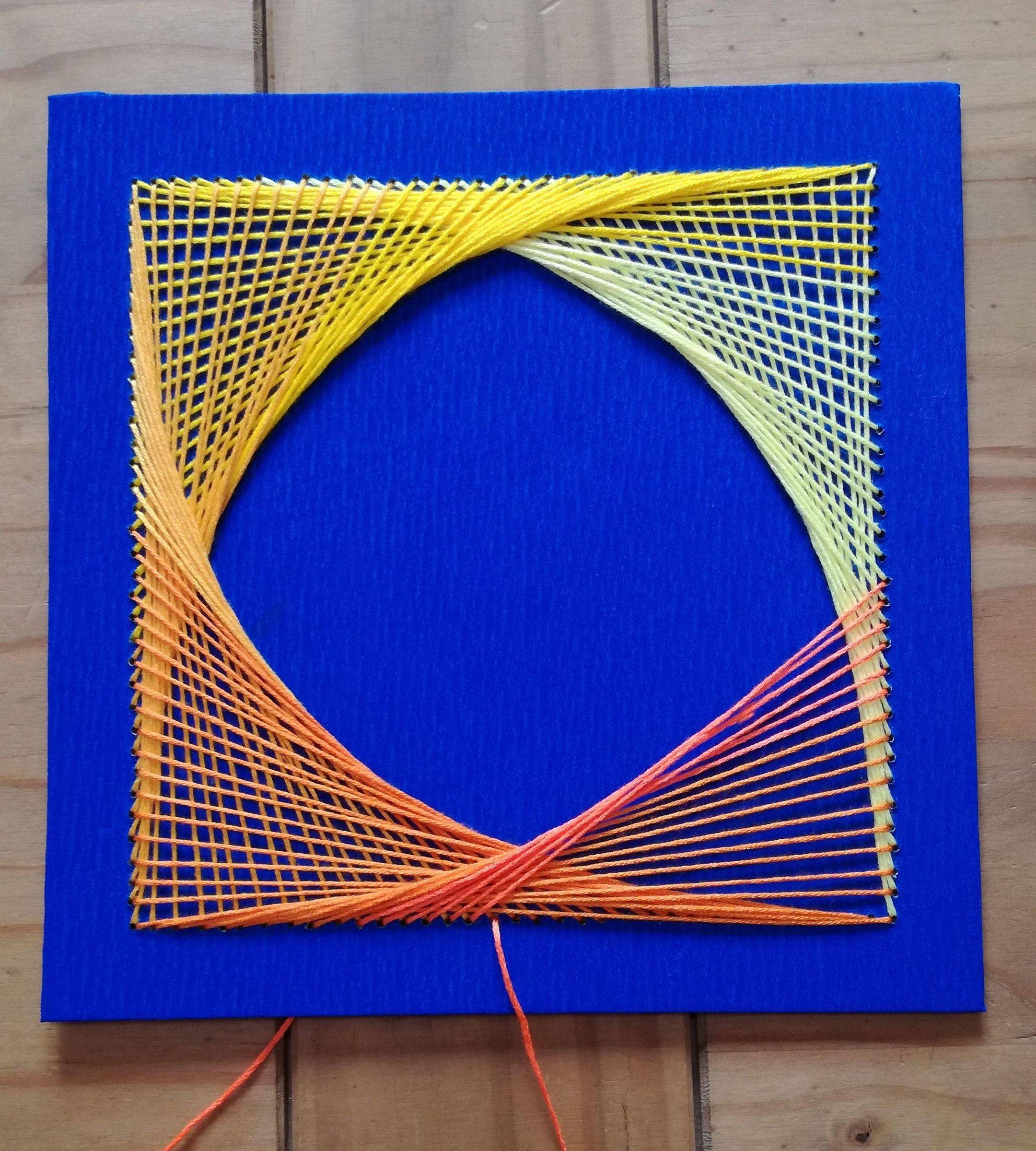 Geometric String Art : 7 Steps (with Pictures) - Instructables