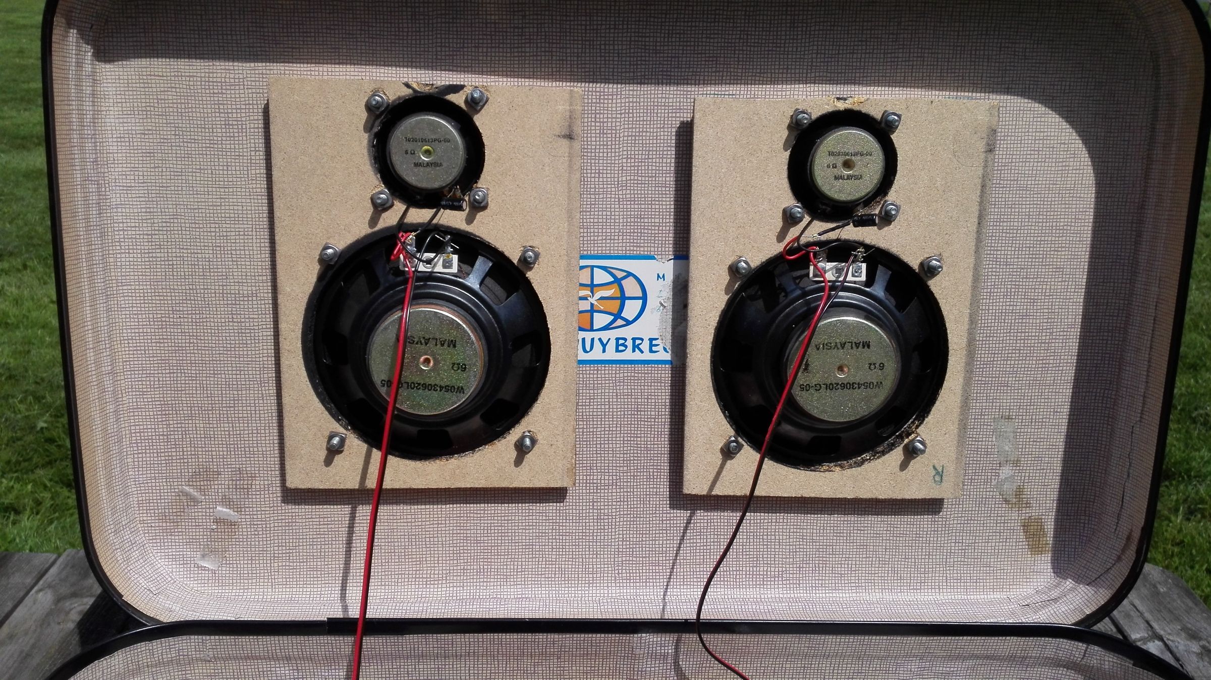 The Budget Suitcase Boombox : 4 Steps (with Pictures) - Instructables