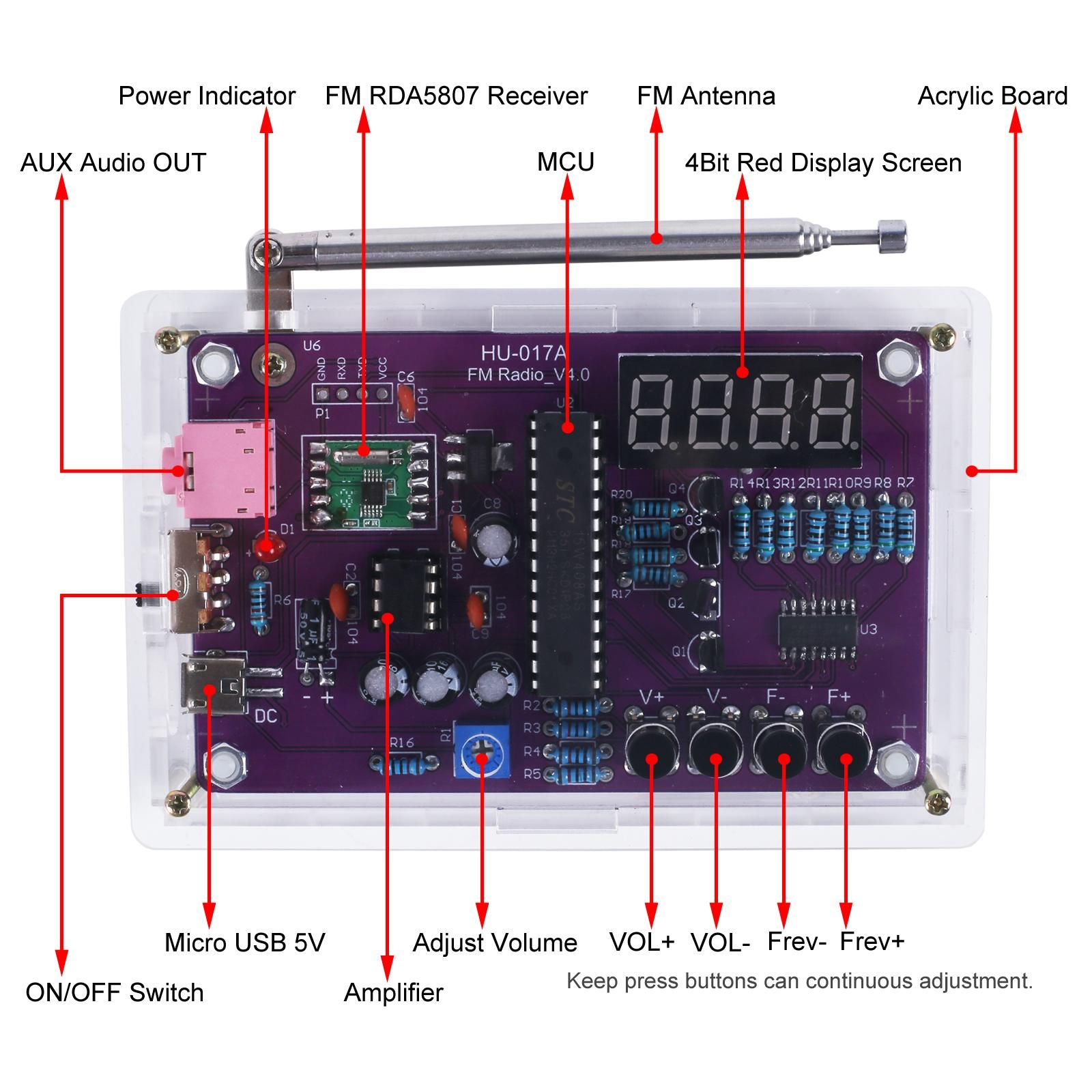FM Radio Kit Soldering Project With Headphone Jack : 32 Steps ...