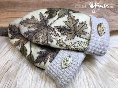 Eco Printed Mittens From Vintage Wool Blankets : 4 Steps (with Pictures ...