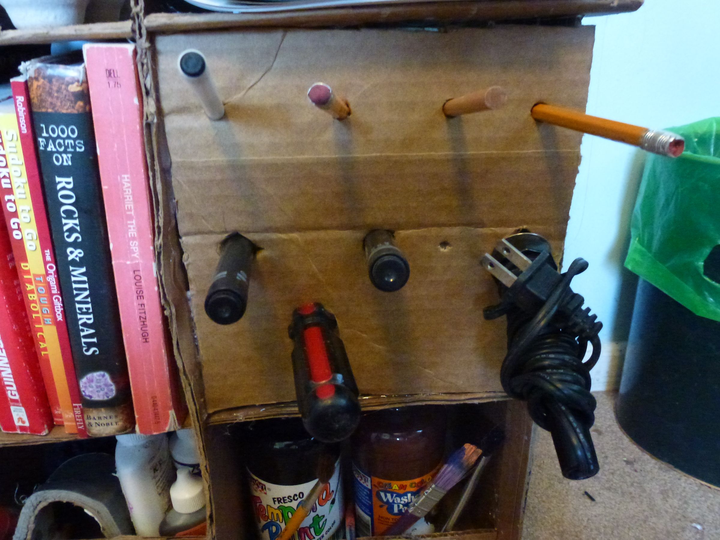 Cardboard Workshop Organizer - Instructables