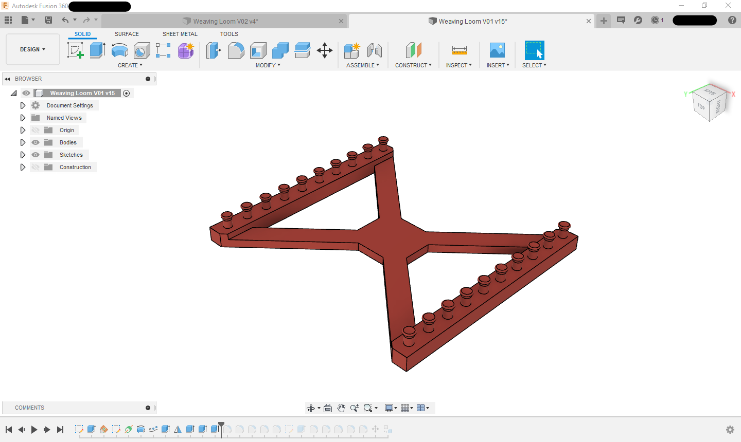 Make a 3D Printed Weaving Loom and Use It : 11 Steps (with Pictures ...