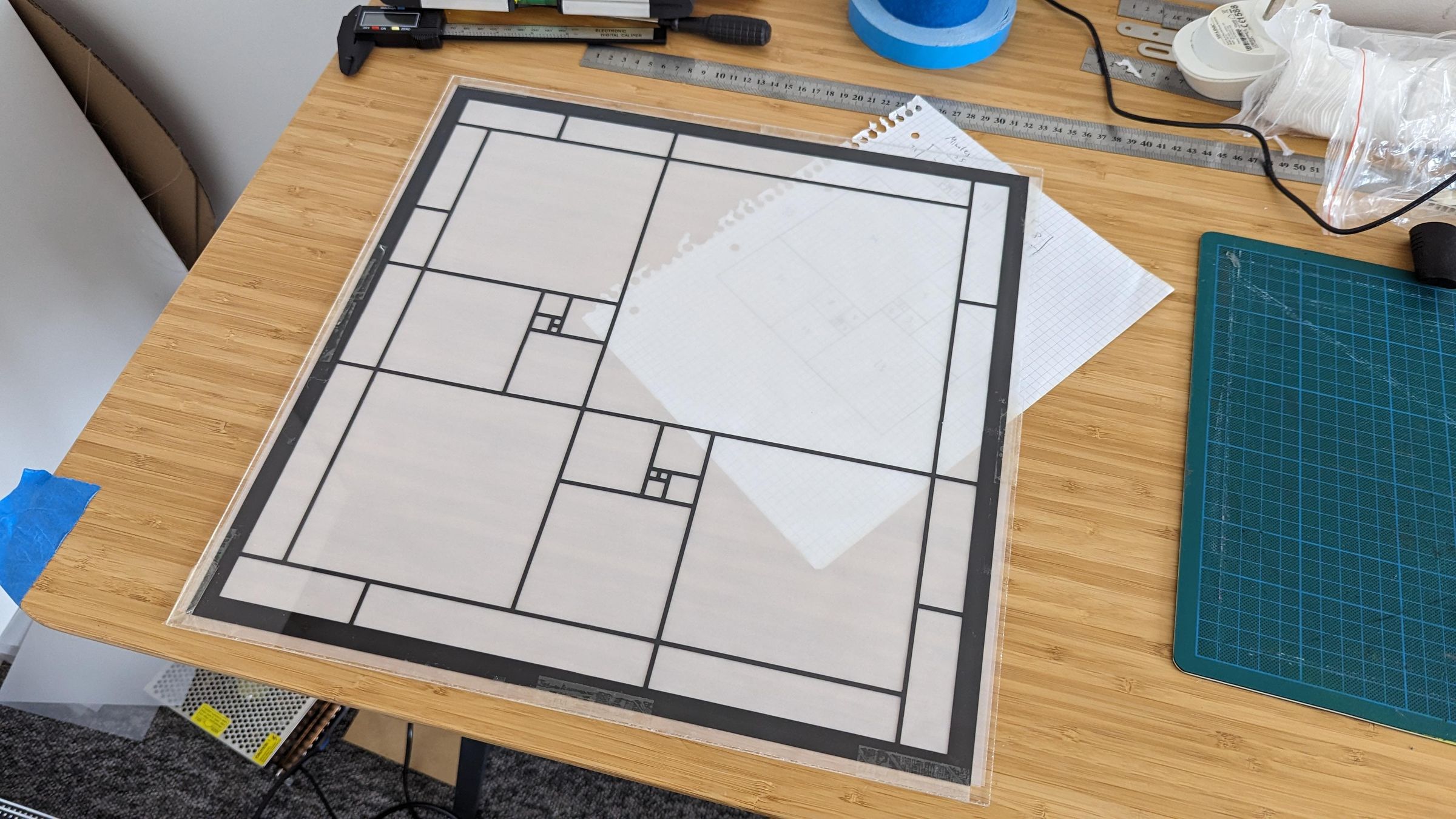 Fibonacci Mondrian Clock : 10 Steps (with Pictures) - Instructables