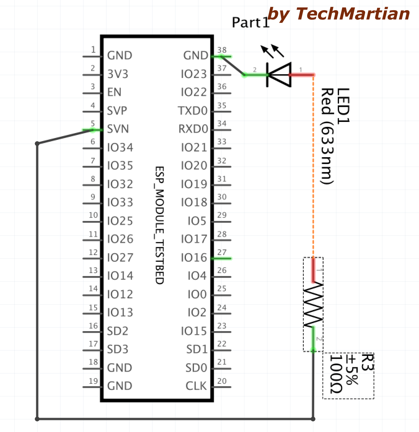 Blinking an LED With ESP32 : 3 Steps - Instructables