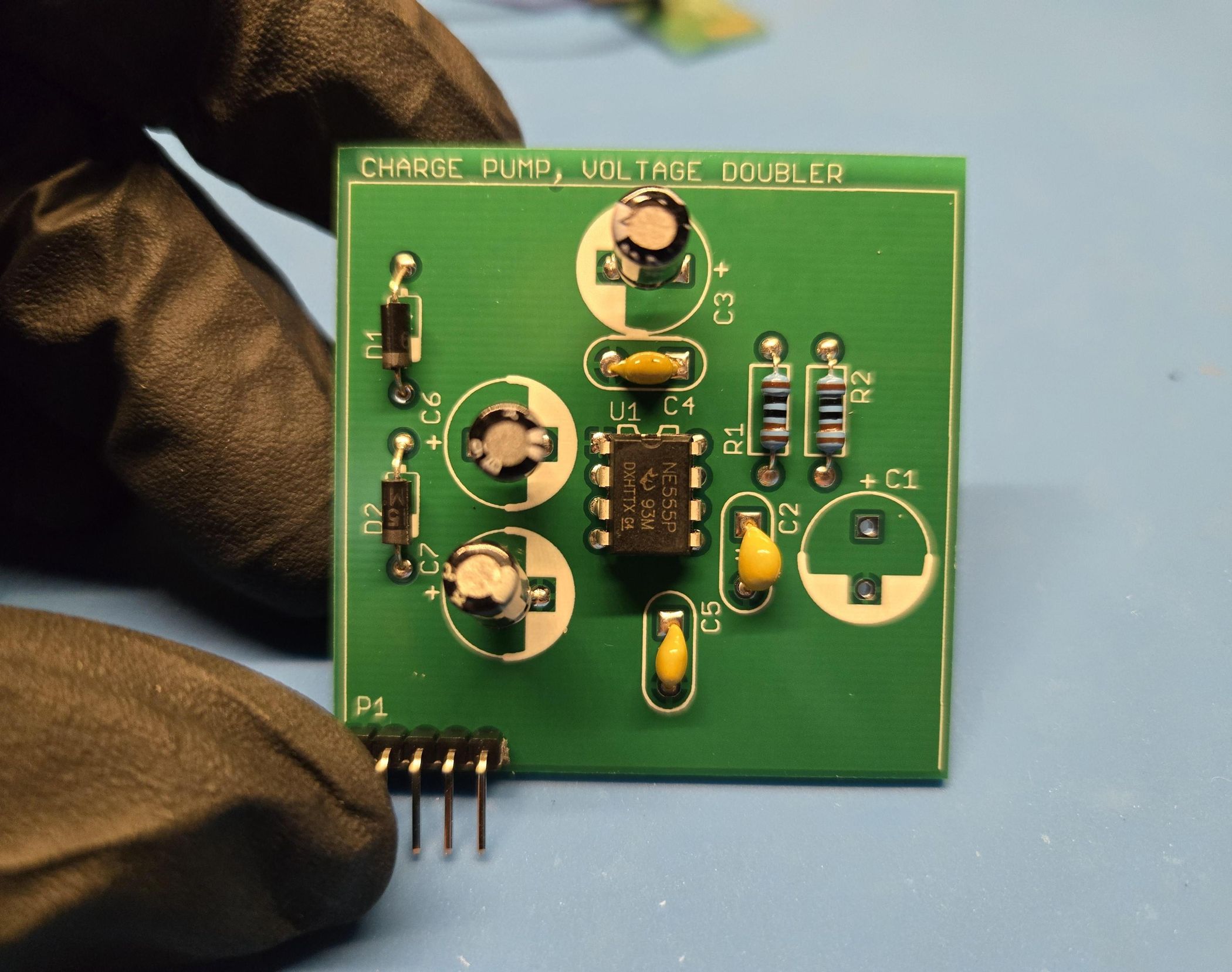 Charge Pump, Voltage Doubler (555 Timer), MiniPCB, 09H-05 : 3 Steps ...