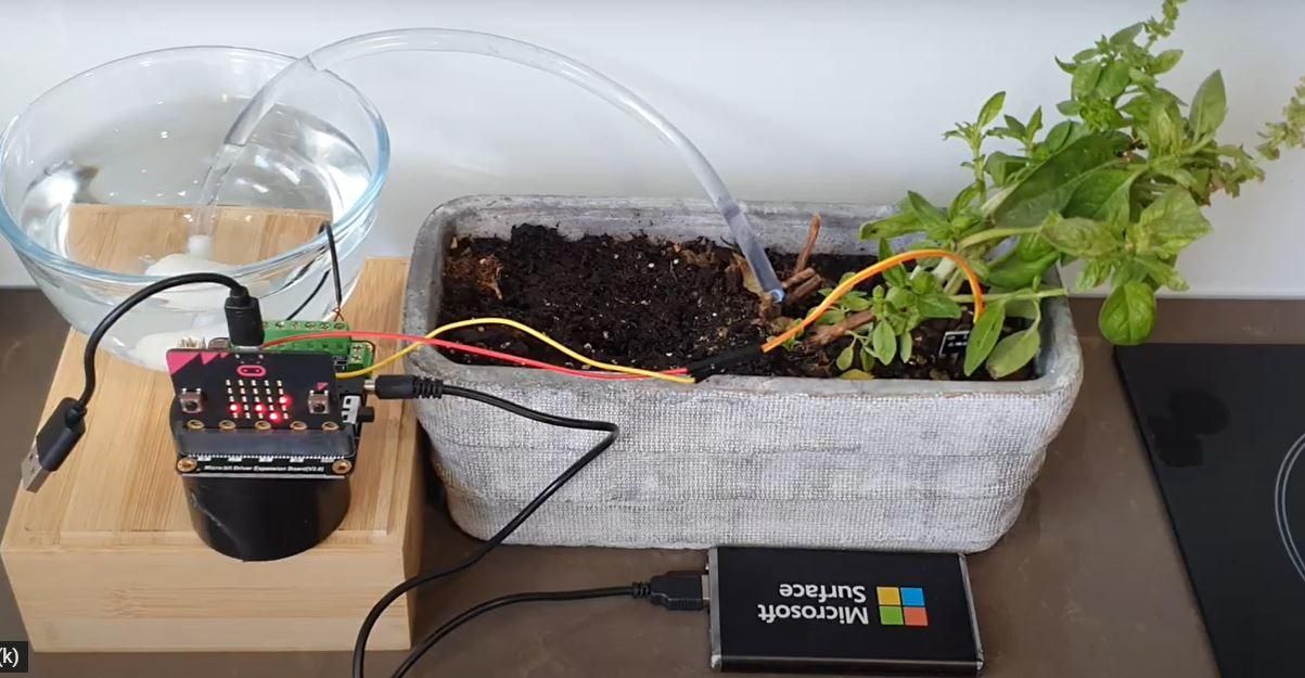 Micro:Bit Self Watering Planter : 3 Steps - Instructables