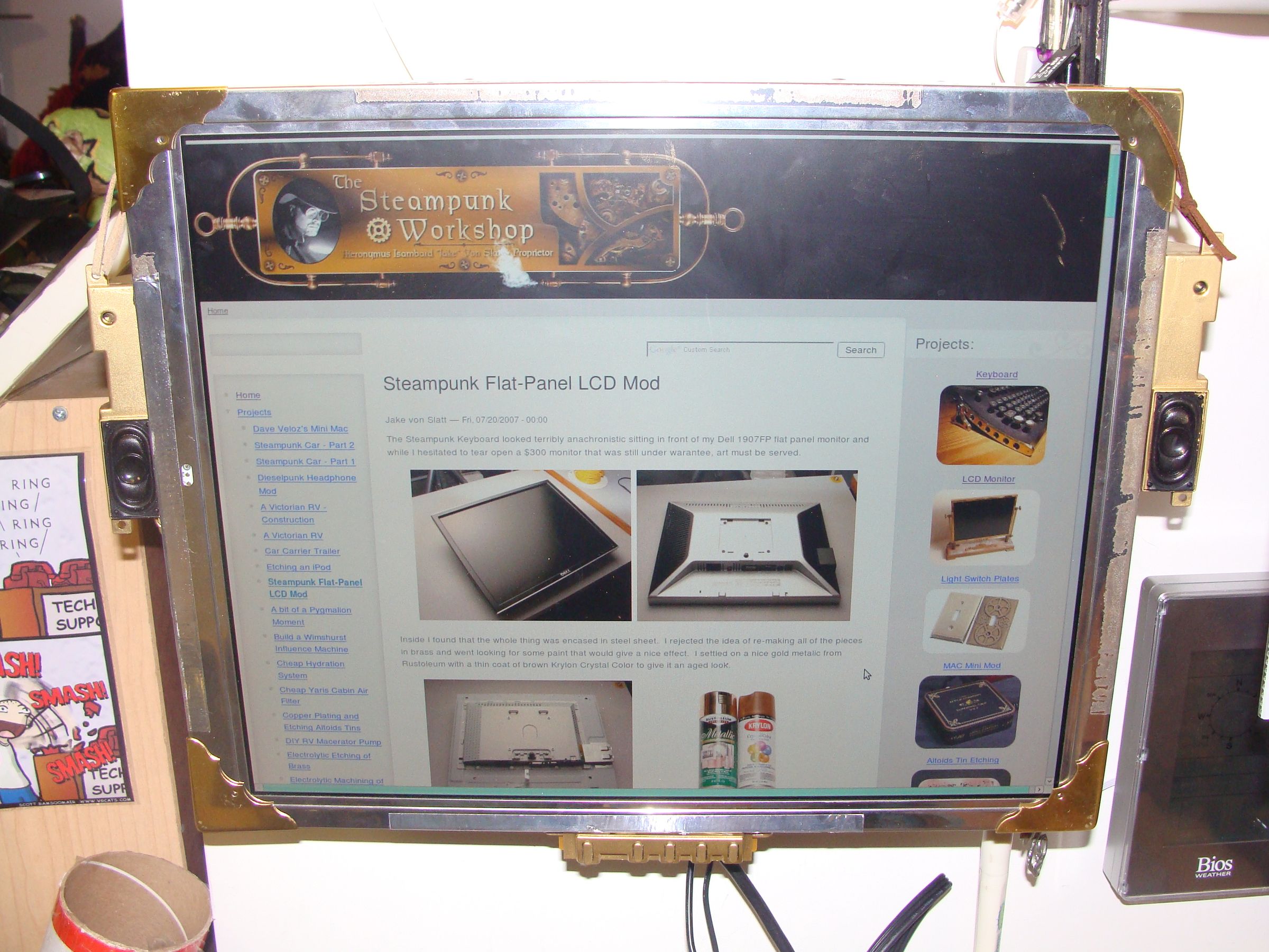 Steampunk LCD Monitor - Instructables