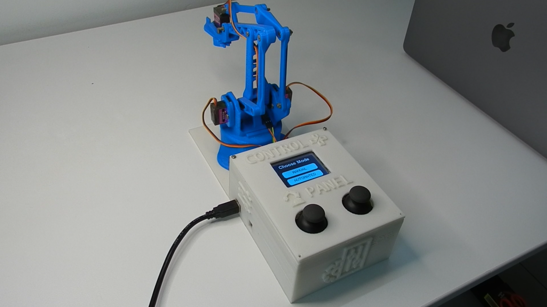 Automated Robotic Arm That Learns | Ft. Tinkercad, Arduino Mega ...