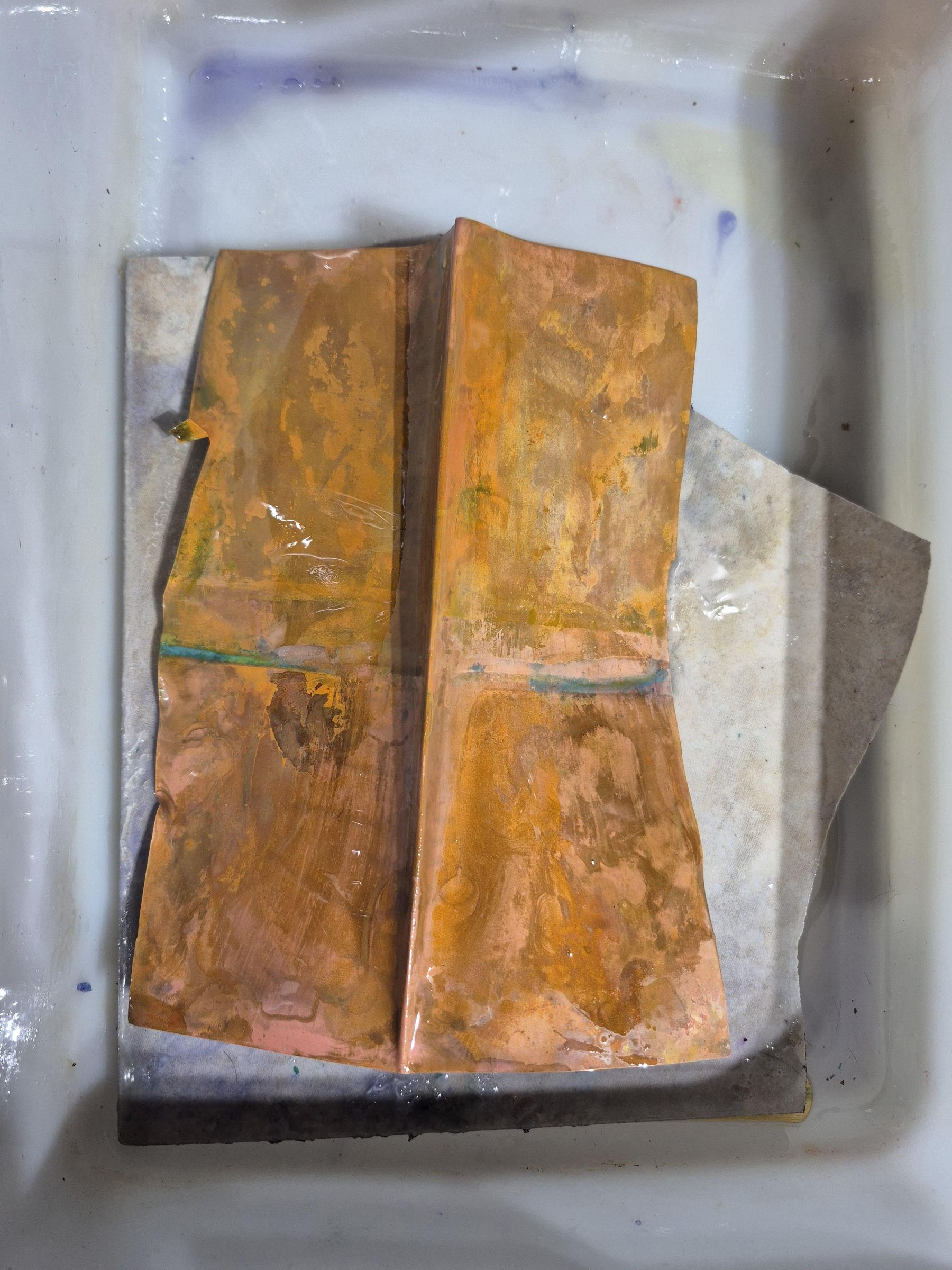 Copper Electroplating Salt Corrosison Method With Epoxy for Art and ...