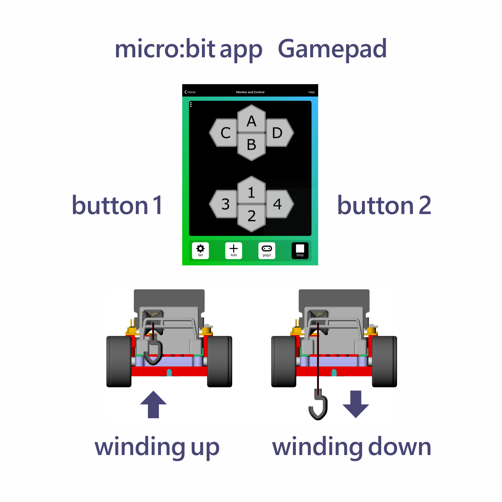 [2021] Servo Winch Challenge! Micro:bit Car & IPad (IPhone) for ...
