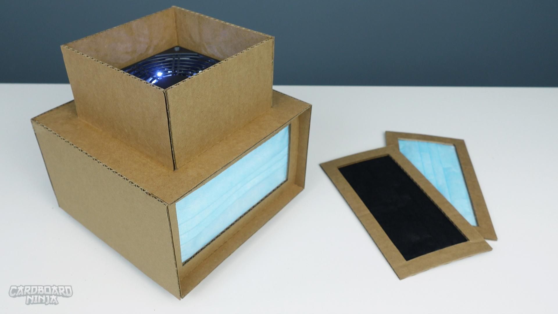 DIY Air Purifier From Cardboard & Masks : 10 Steps (with Pictures ...
