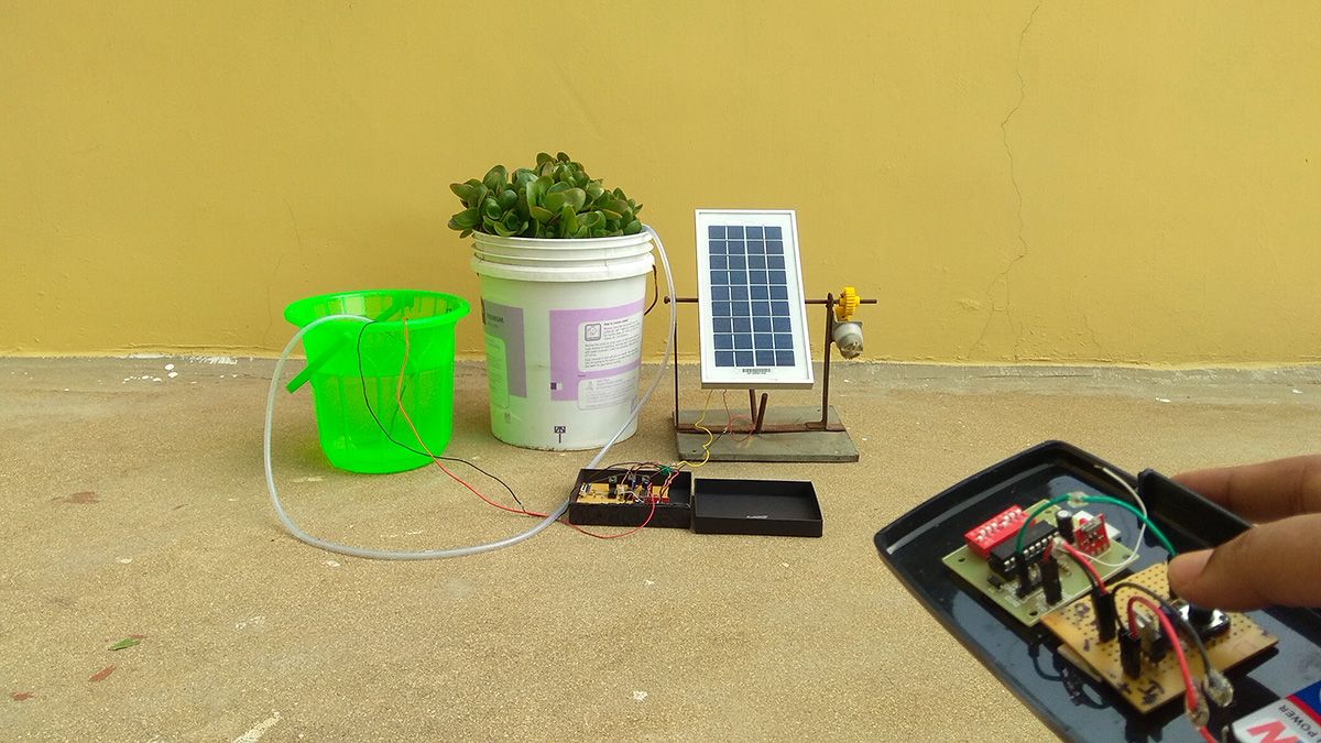 Remote Controlled & Solar Powered Watering System : 11 Steps (with ...