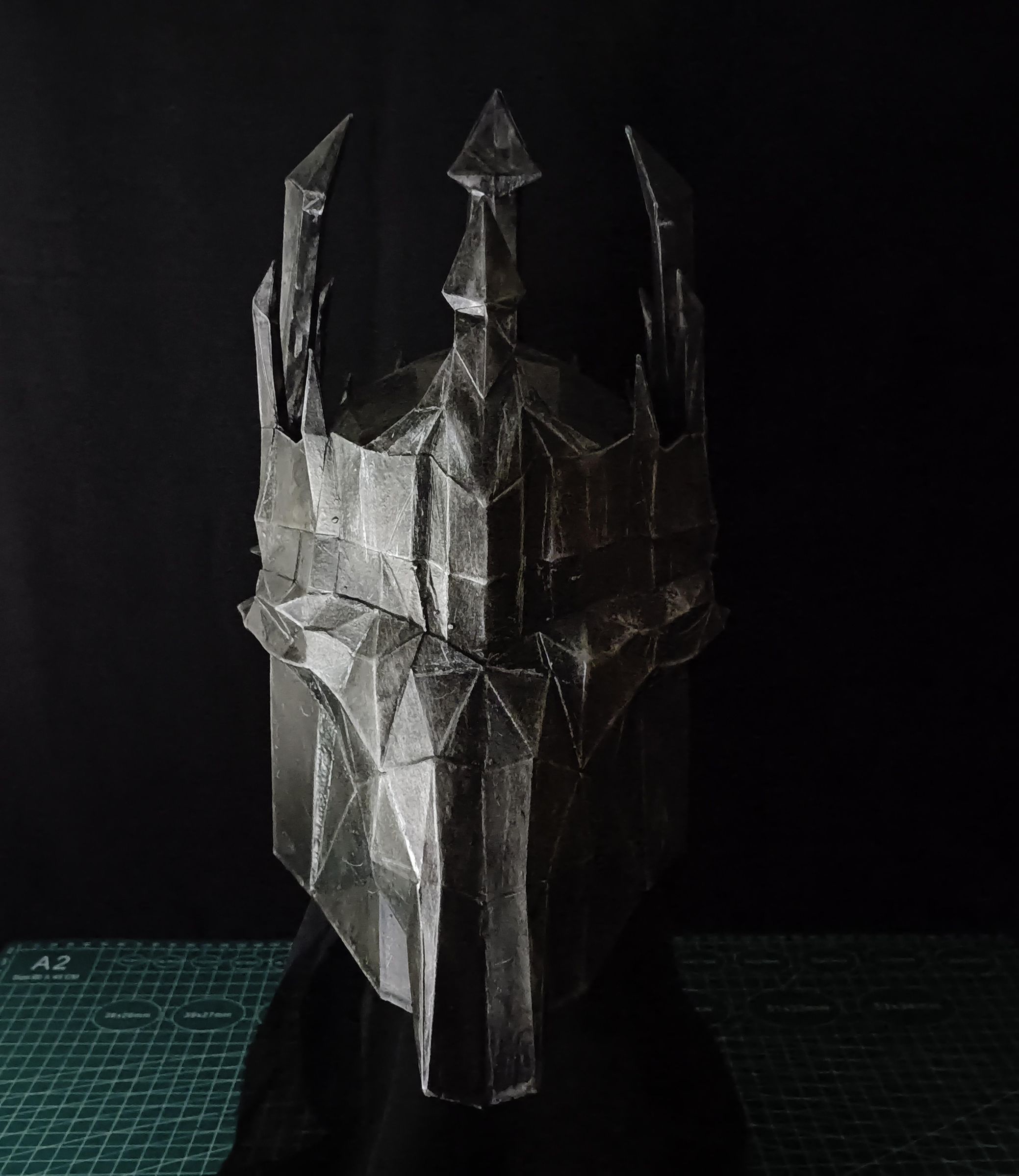 Medieval Fantasy Helmet Crafted From Paper : 11 Steps (with Pictures ...