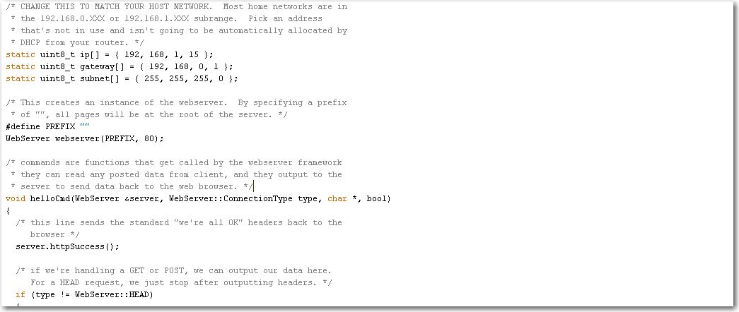 DIY Webserver With Arduino Mega 2560 : 3 Steps - Instructables