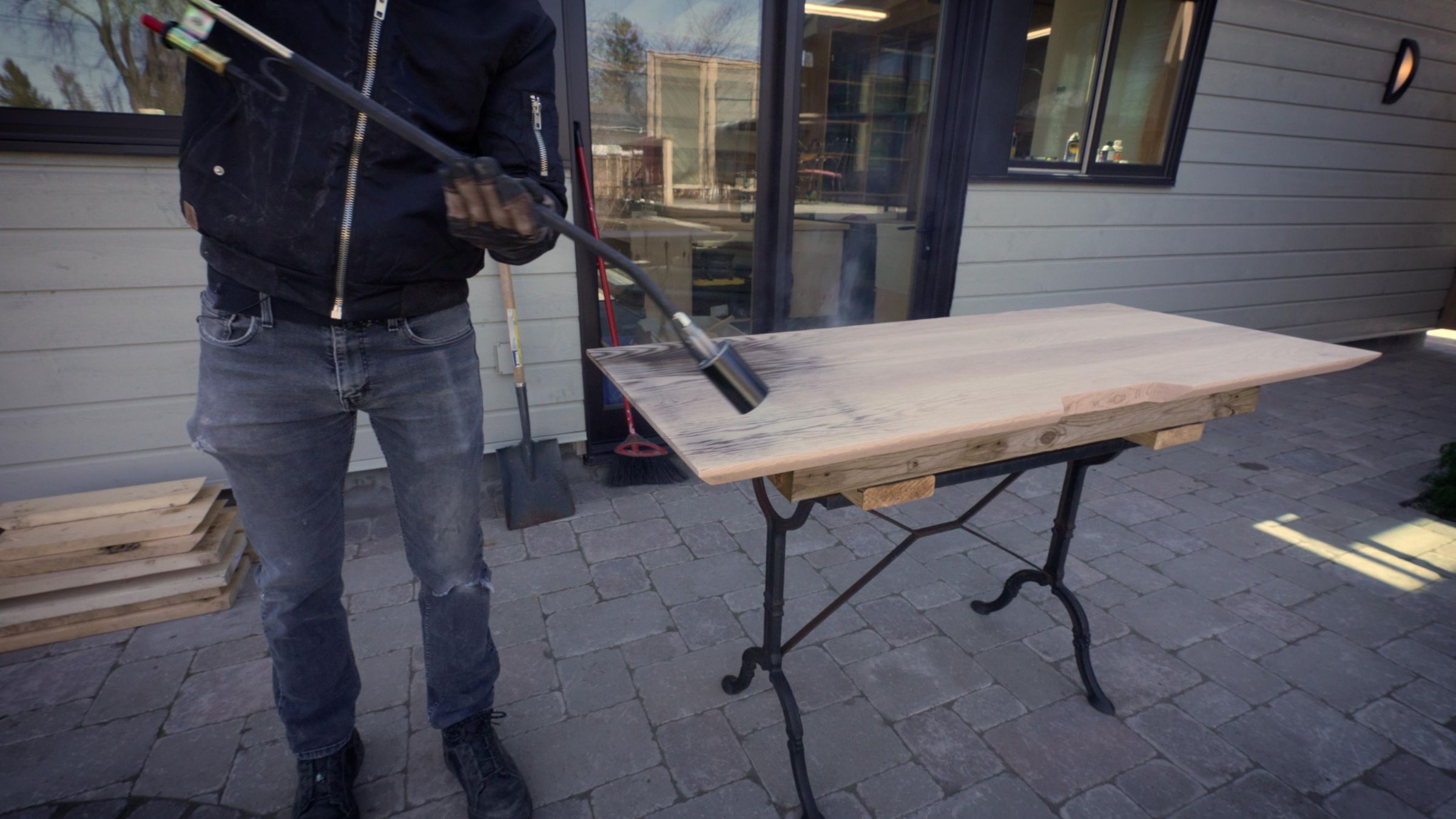 The Shou Sugi Ban Desk : 20 Steps (with Pictures) - Instructables