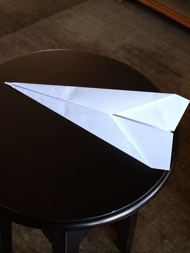Fast Paper Airplane : 6 Steps - Instructables