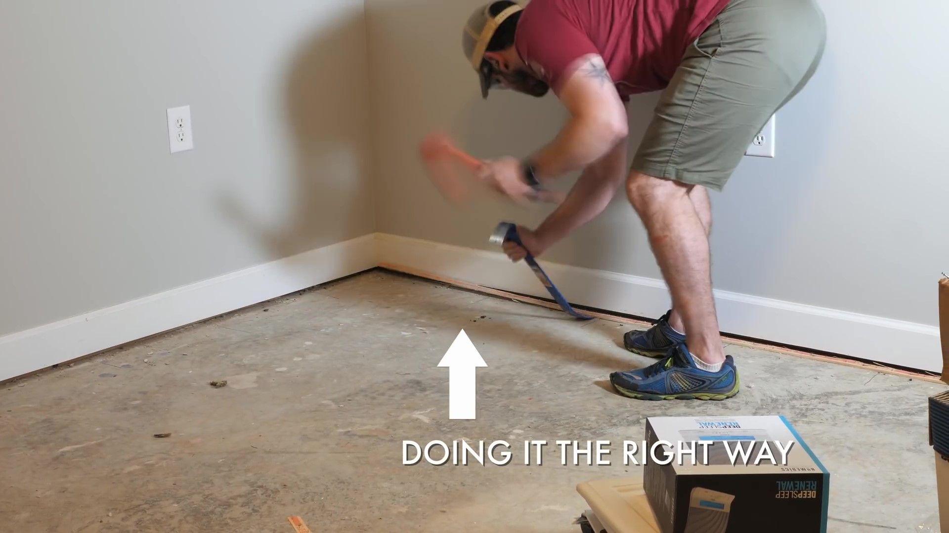 Installing Laminate Flooring for the First Time // Home Renovation : 8 ...