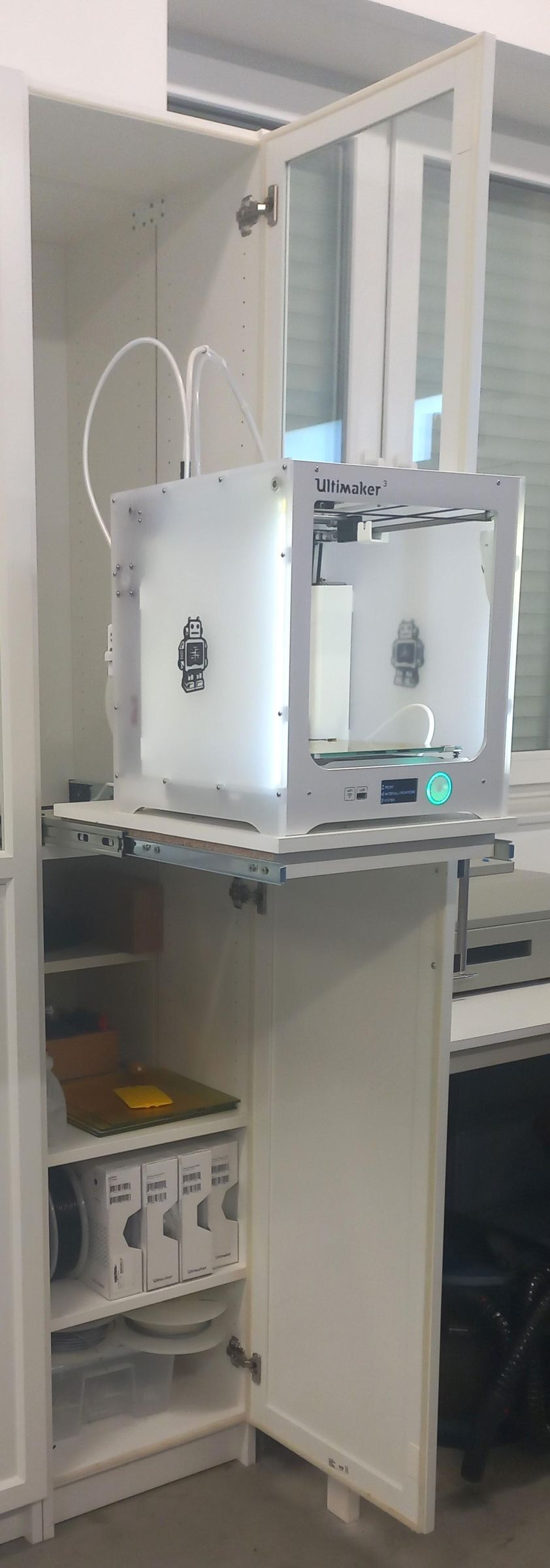 Use Ikea Billy Bookcases As a 3D Printing Cabinet : 9 Steps (with ...