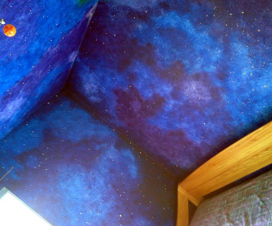How to Paint a Star/night-sky Themed Nursery That Will Last Until High ...