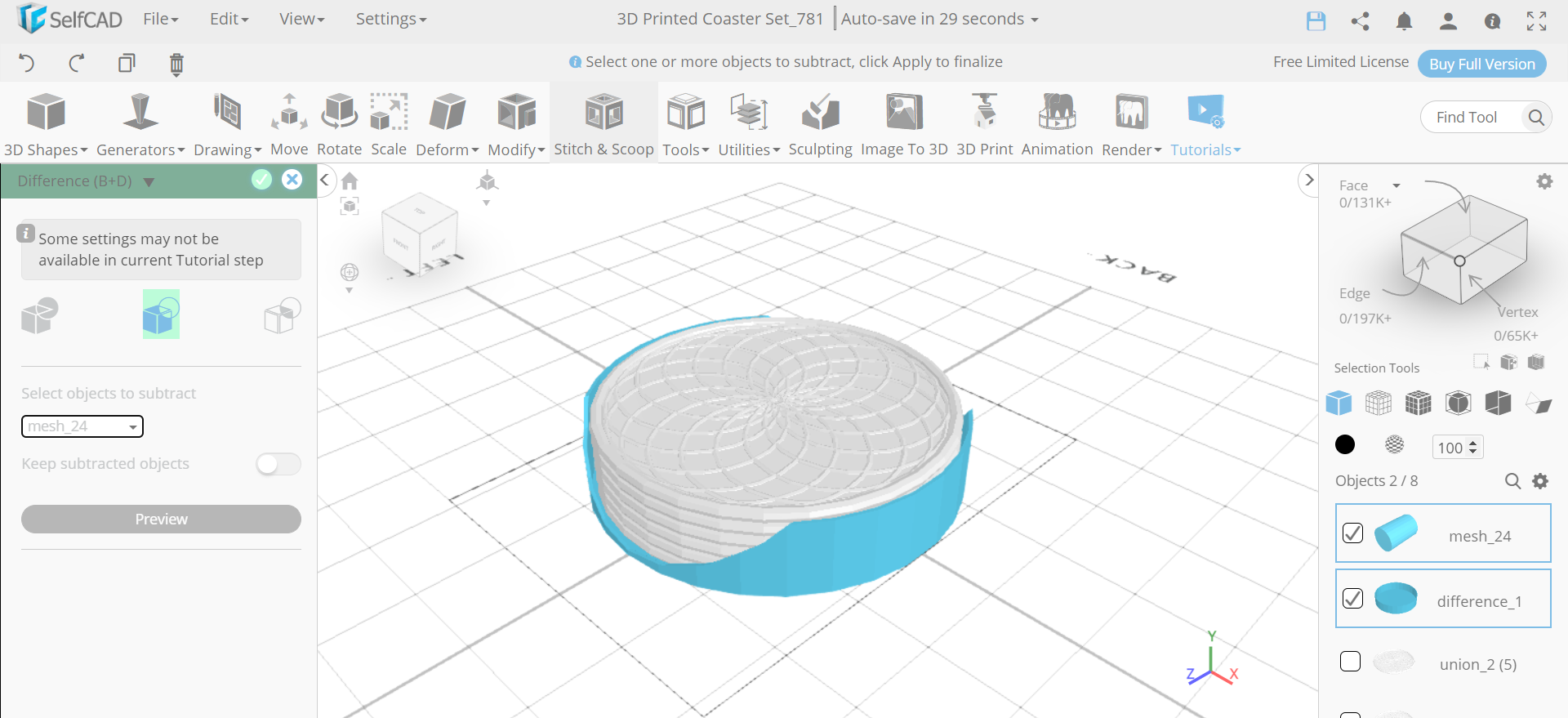 HOW TO CREATE a 3D PRINTED COASTER SET IN 3D MODELLING SOFTWARE : 8 Steps - Instructables