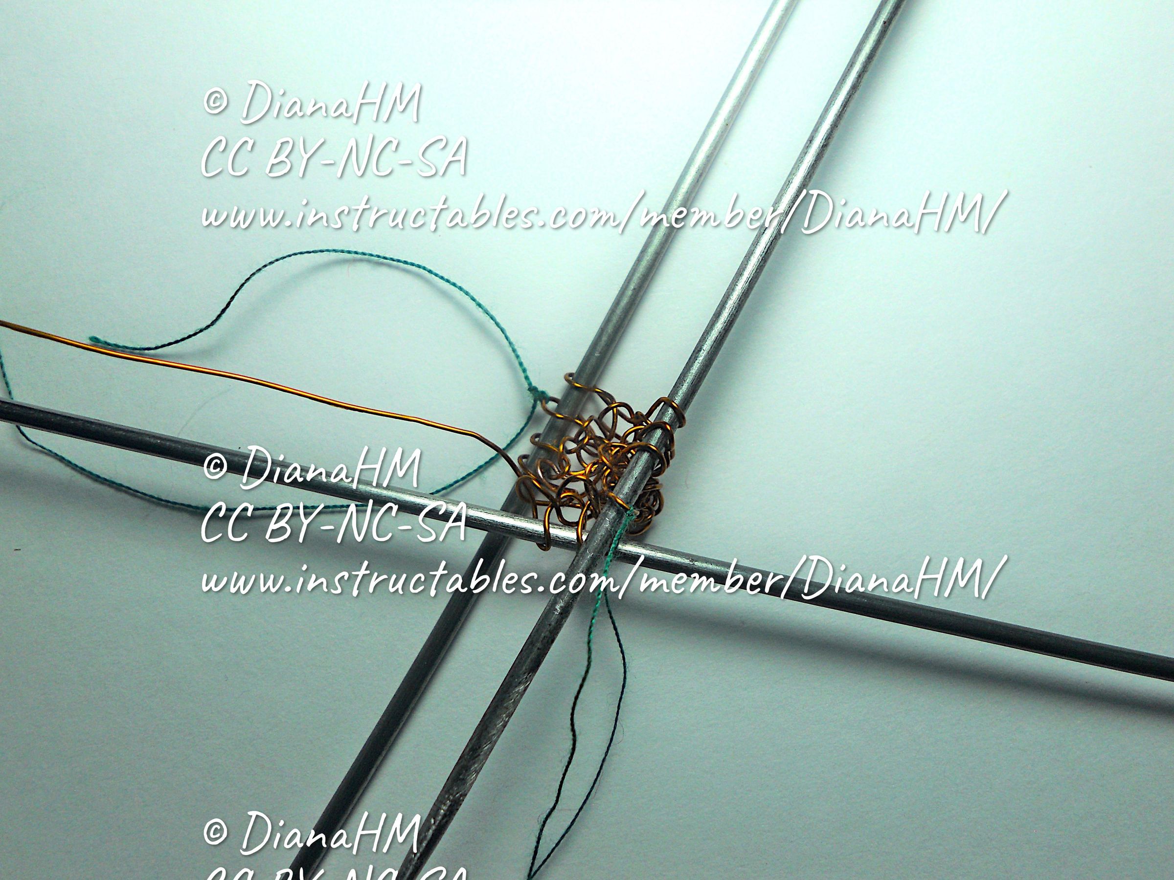 Knitted Wire Heart Pendant : 16 Steps (with Pictures) - Instructables