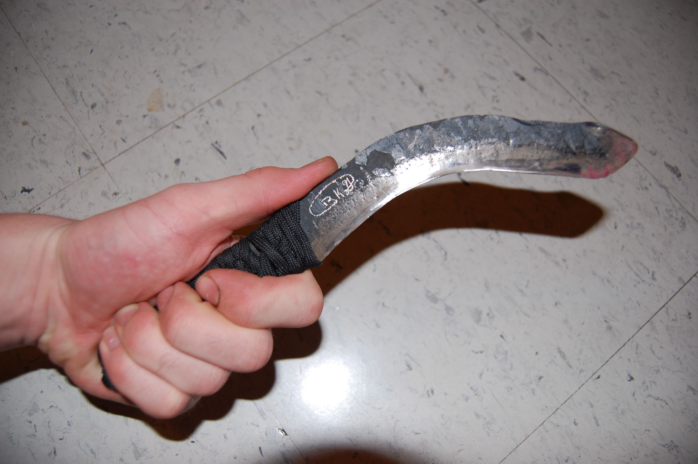 Making a Large Camp Knife From an Old Rasp. Part 2 : 5 Steps ...