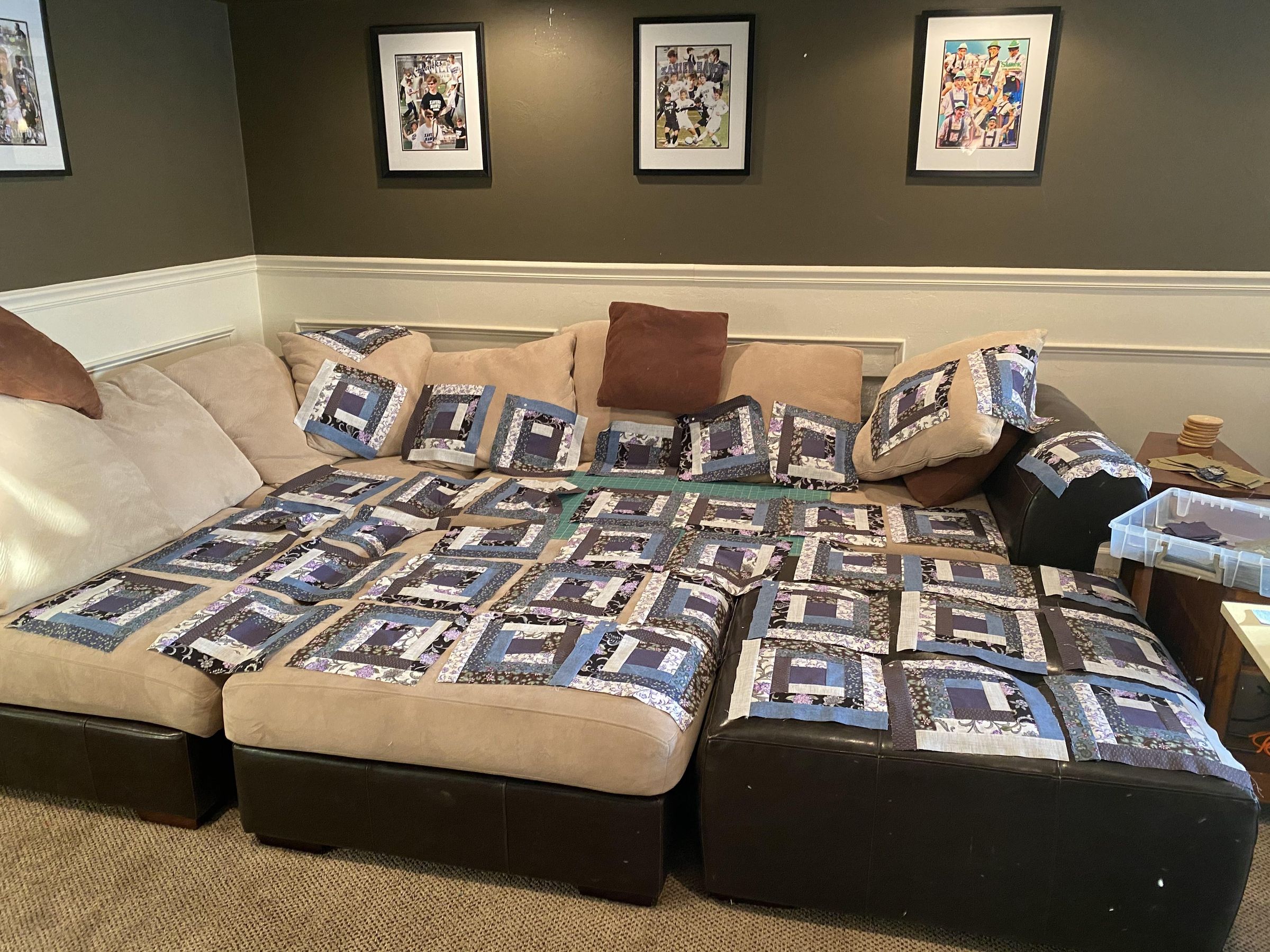 Wonky Log Cabin Quilt : 6 Steps - Instructables